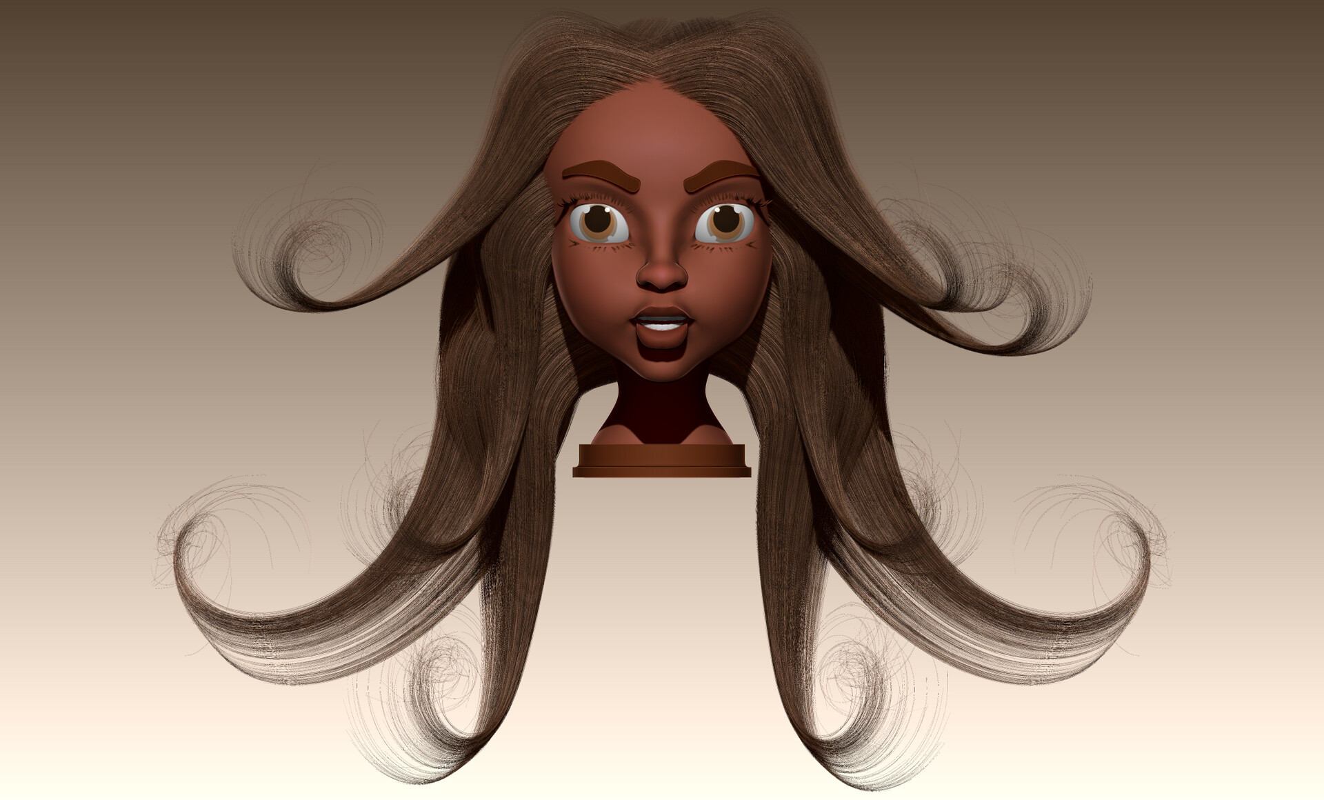 ArtStation - aMeeRah_fiberMeshHair