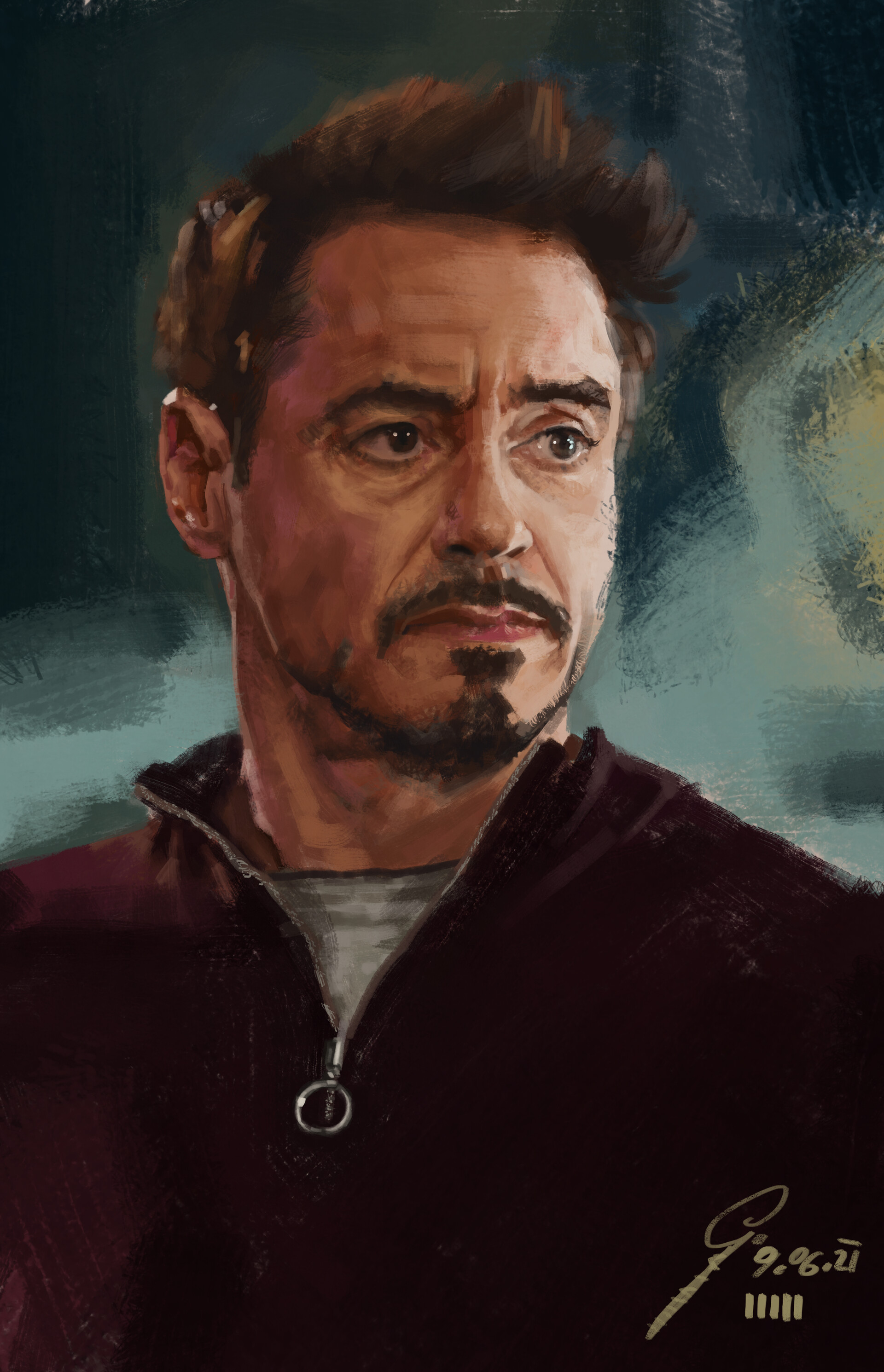 Artstation Tony Stark Fan Art