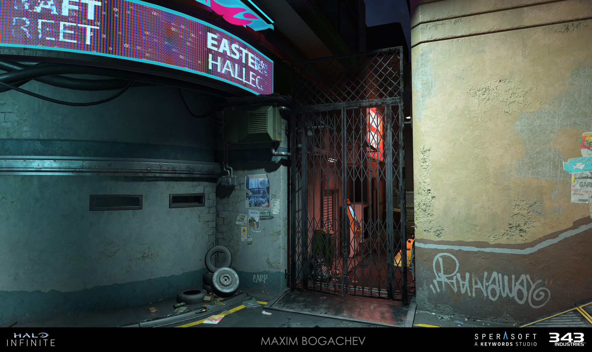 Maxim Bogachev - Halo Infinite - Streets