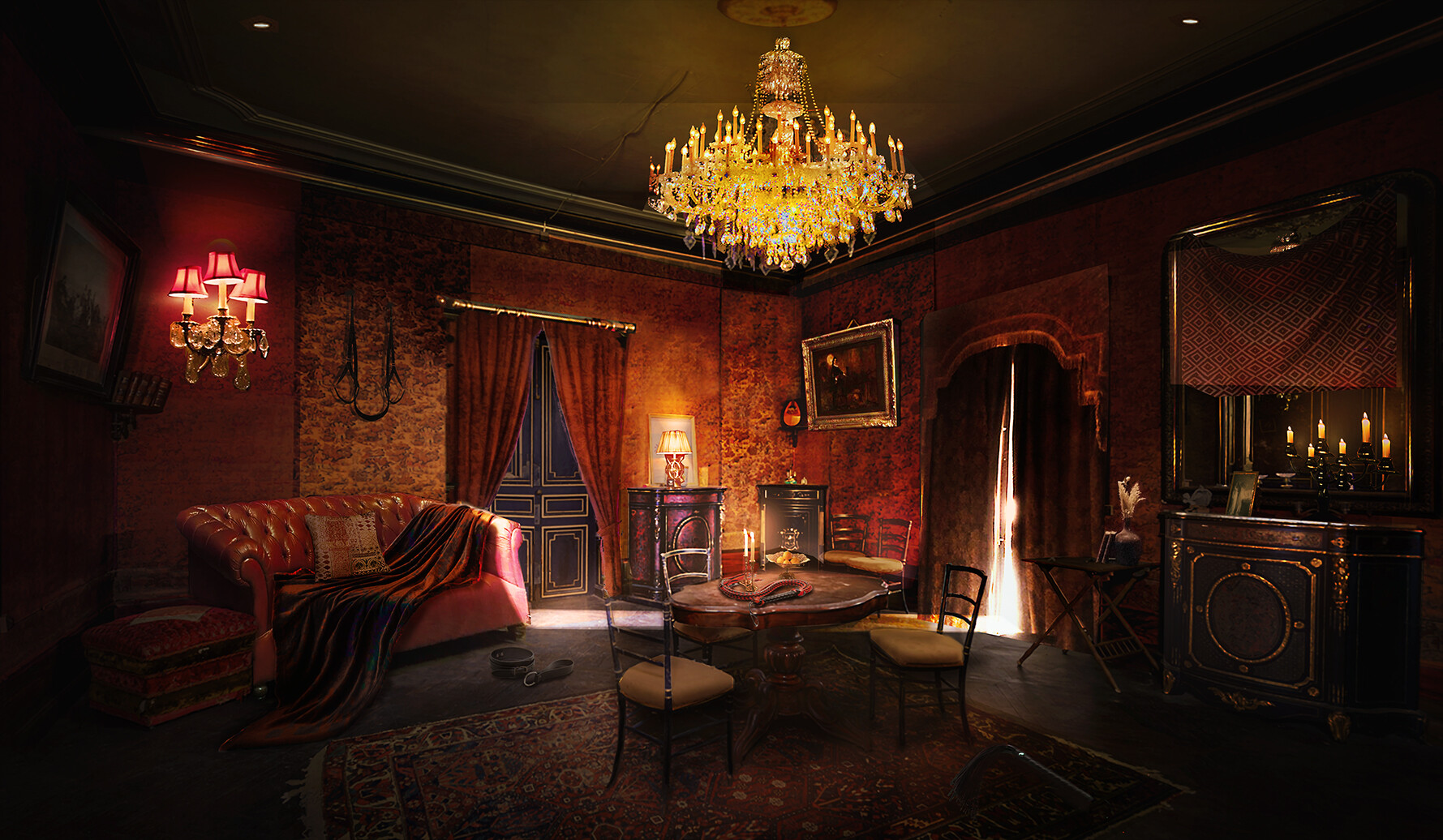 ArtStation - Red room