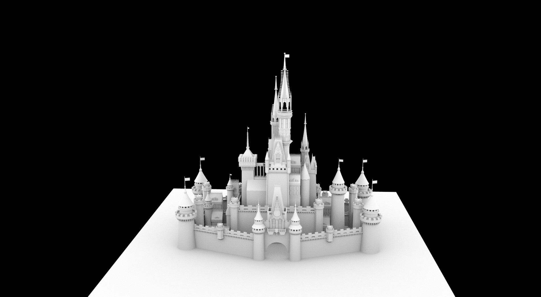 ArtStation - 3D DISNEY PALACE
