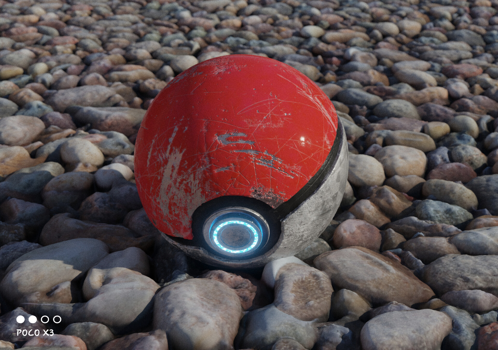 ArtStation - 3D pokeball
