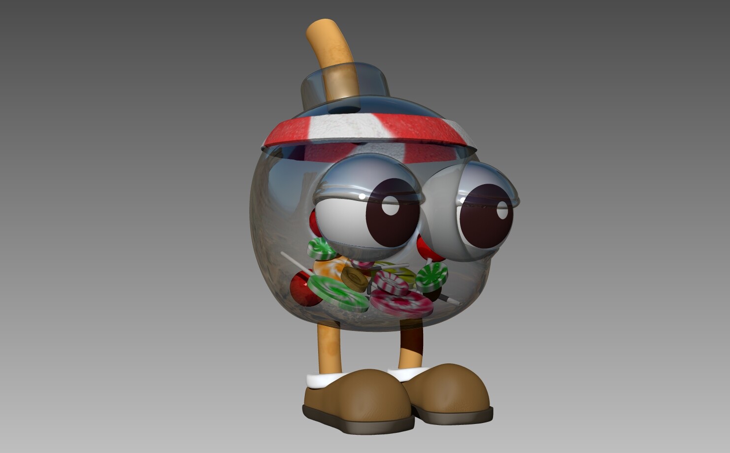 ArtStation - 3D Candy Bomb - Zbrush