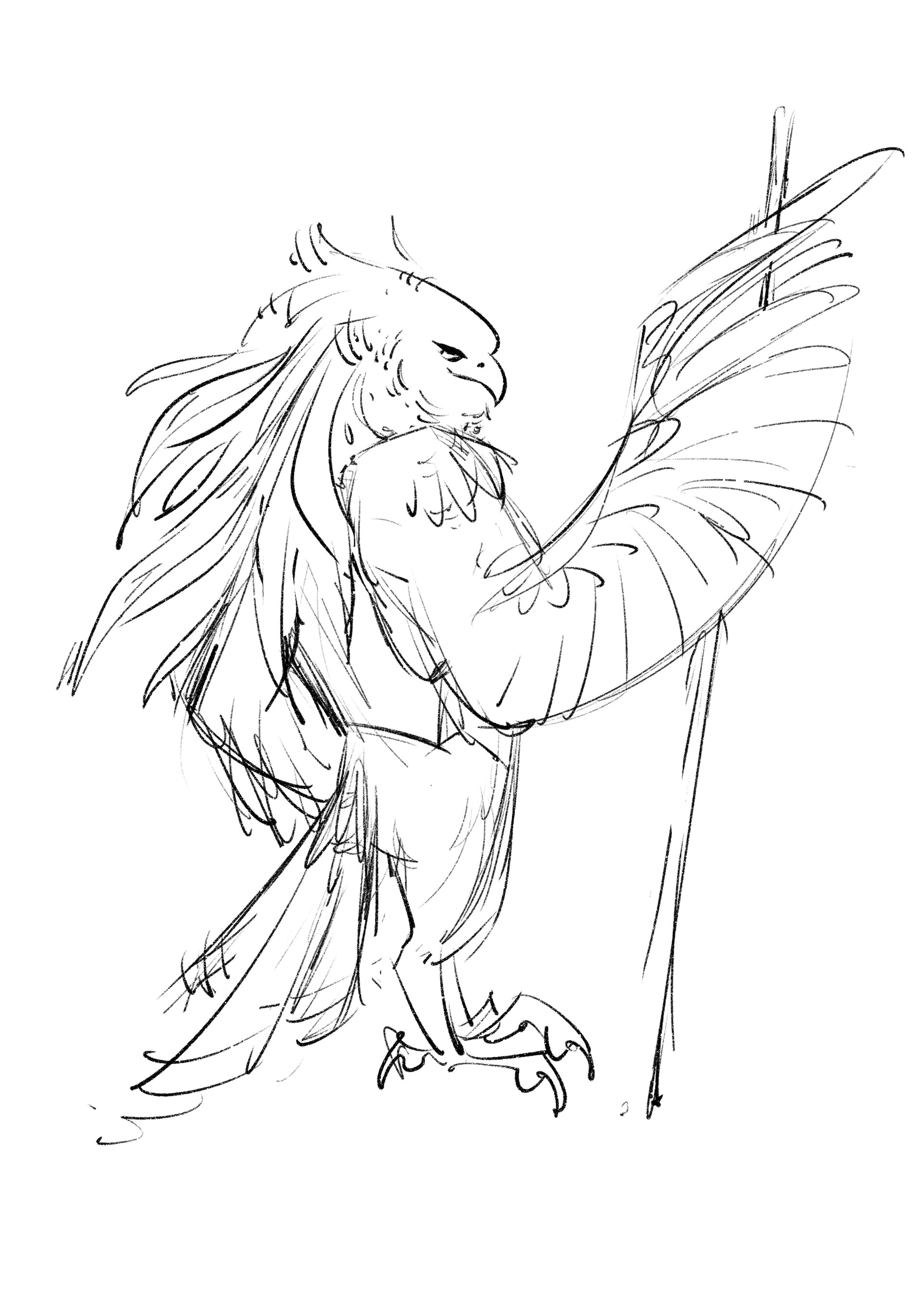 ArtStation - Bird Warrior