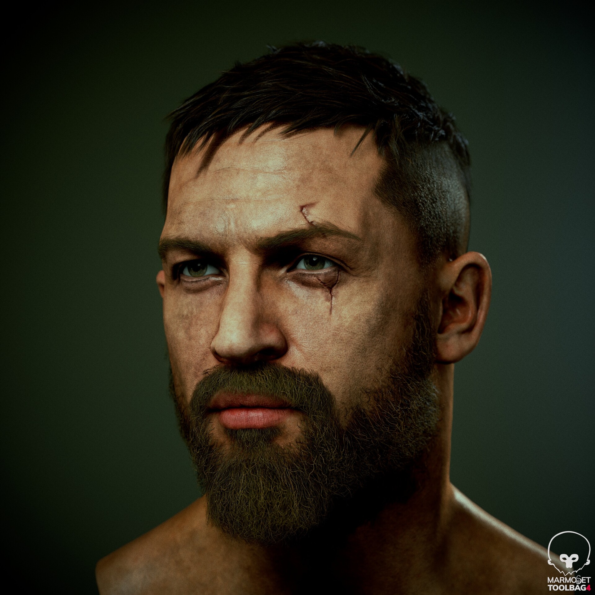 ArtStation - Tom Hardy - Game Ready Head