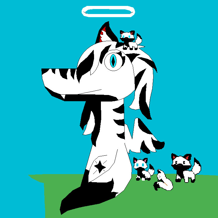 ArtStation - zebra the fox and her kids