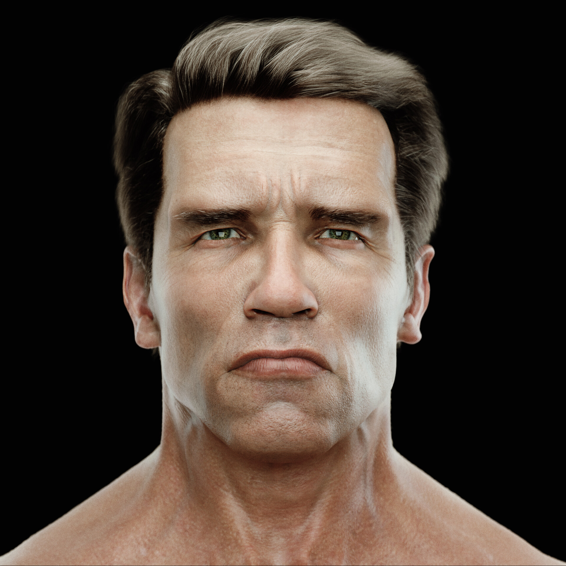 Arnold Schwarzenegger Face