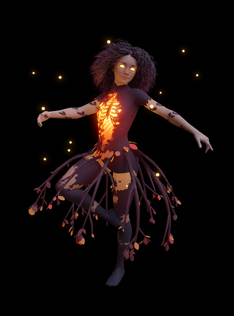 ArtStation - Autumn dancer