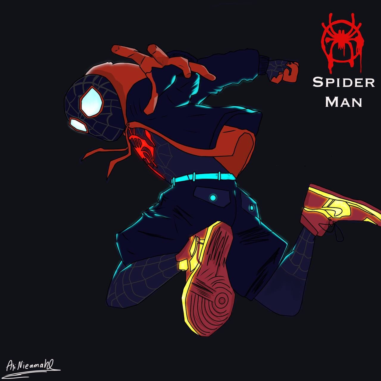 ArtStation - character design spider man