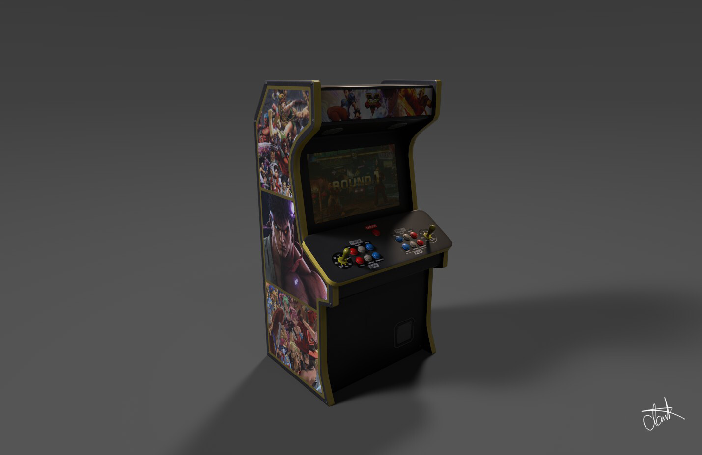 Clark Limer - Stylized Arcade (Street Fighter)