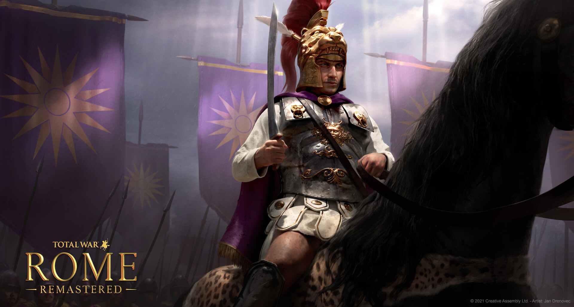 Jan Drenovec - Total War: Rome Remastered, Alexander the Great - Key Art