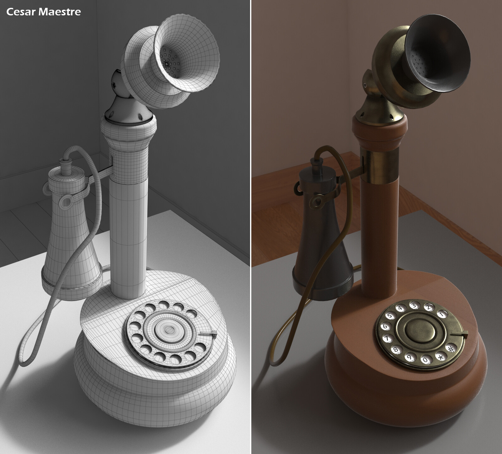 ArtStation - Old Phone