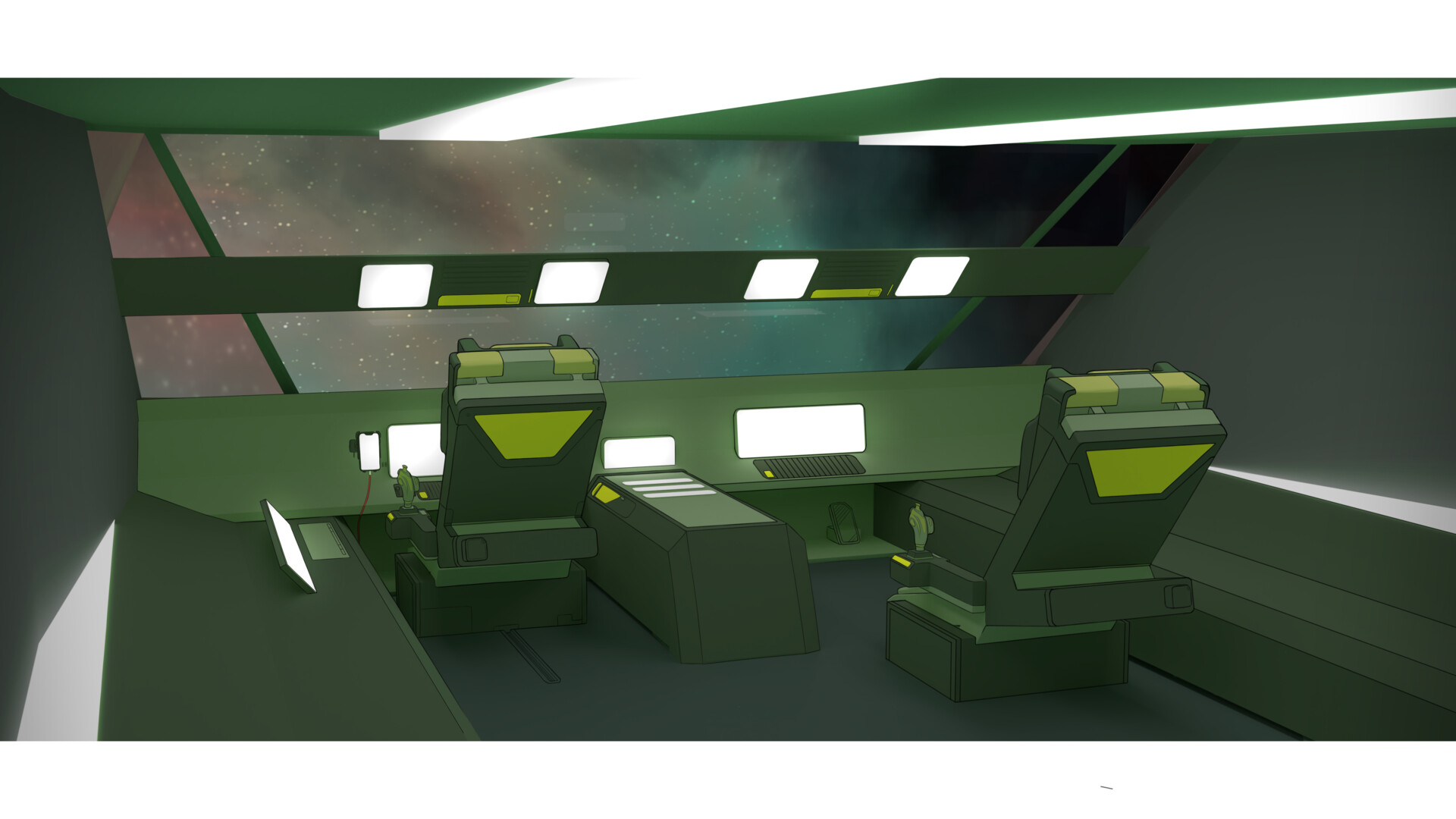 ArtStation - Spaceship Interior