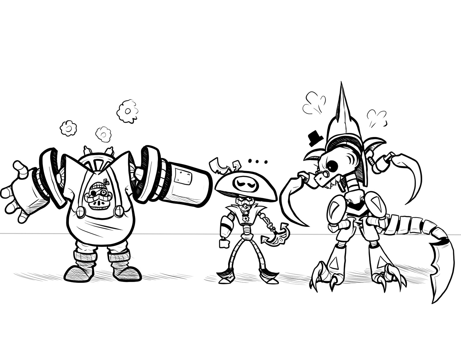 ArtStation - Character Lineup Concept