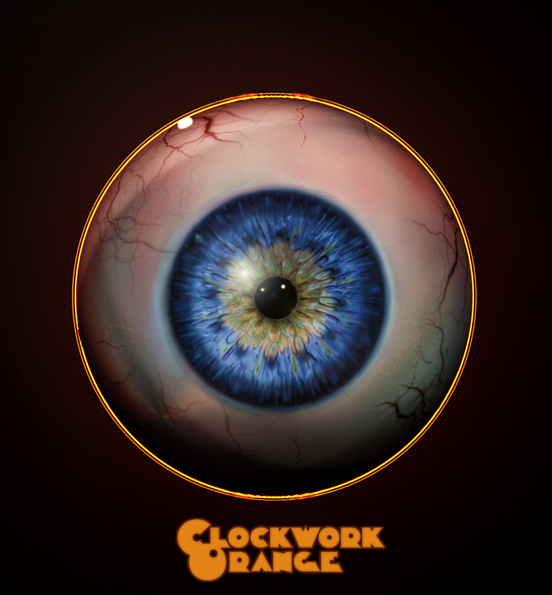 Clockwork Orange Eye Poster