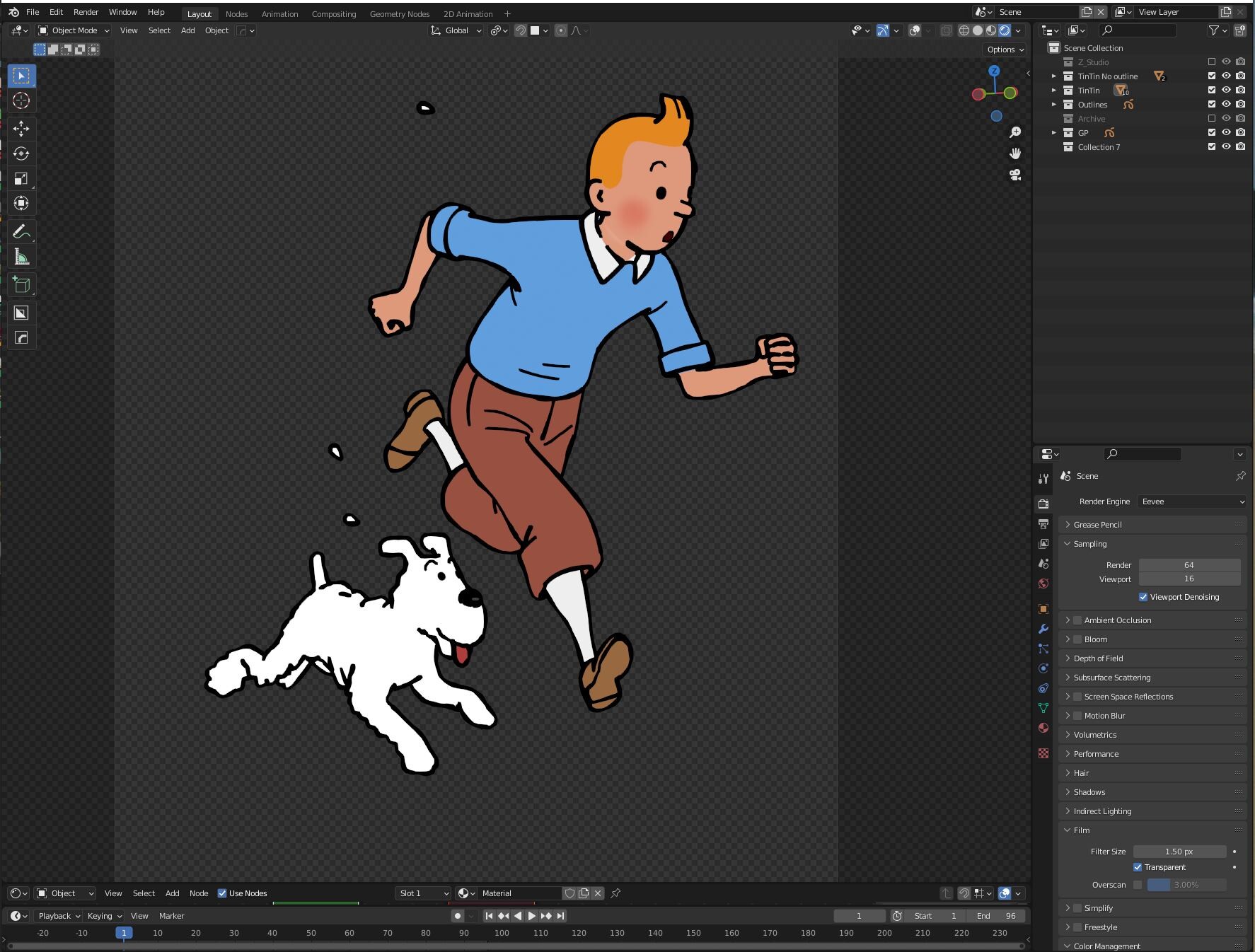 Tintin Wallpaper 3d