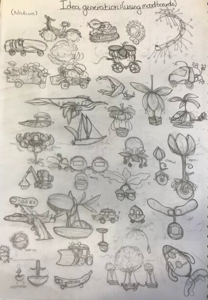 ArtStation - Organic Vehicles: Concept art sketches