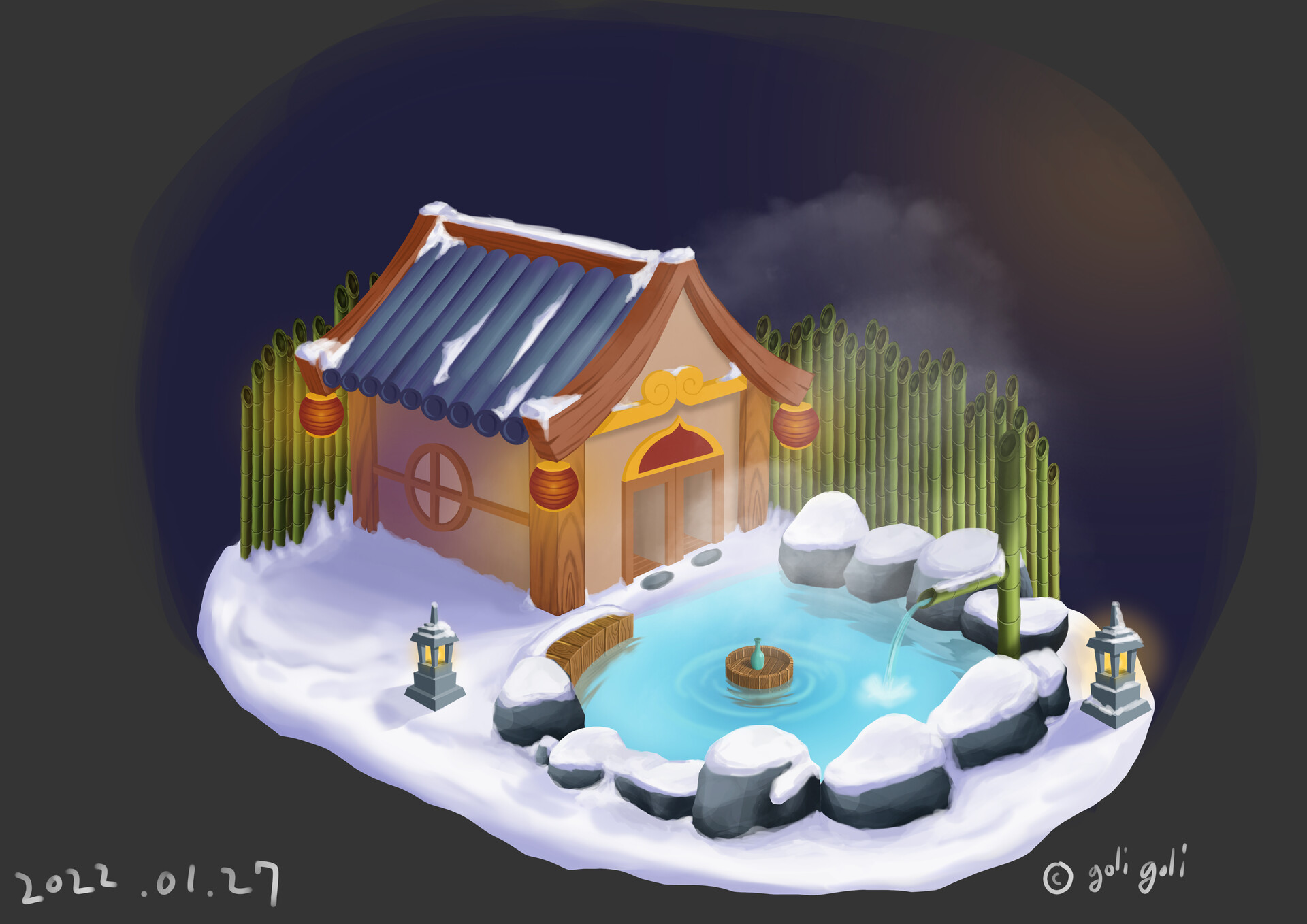 ArtStation - thermal spring