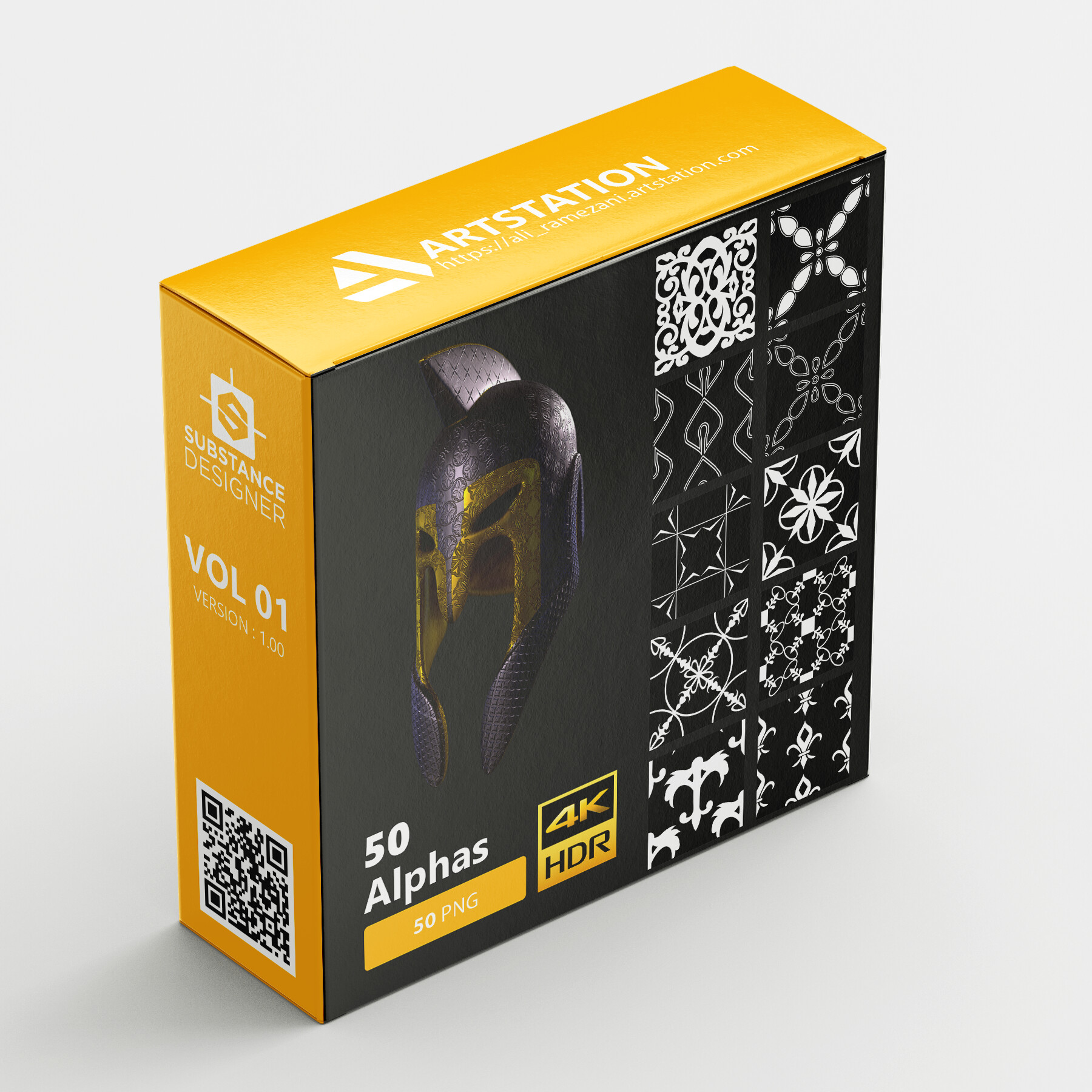 ArtStation - 50 ALPHAS (FRAMELESS) (FREE)