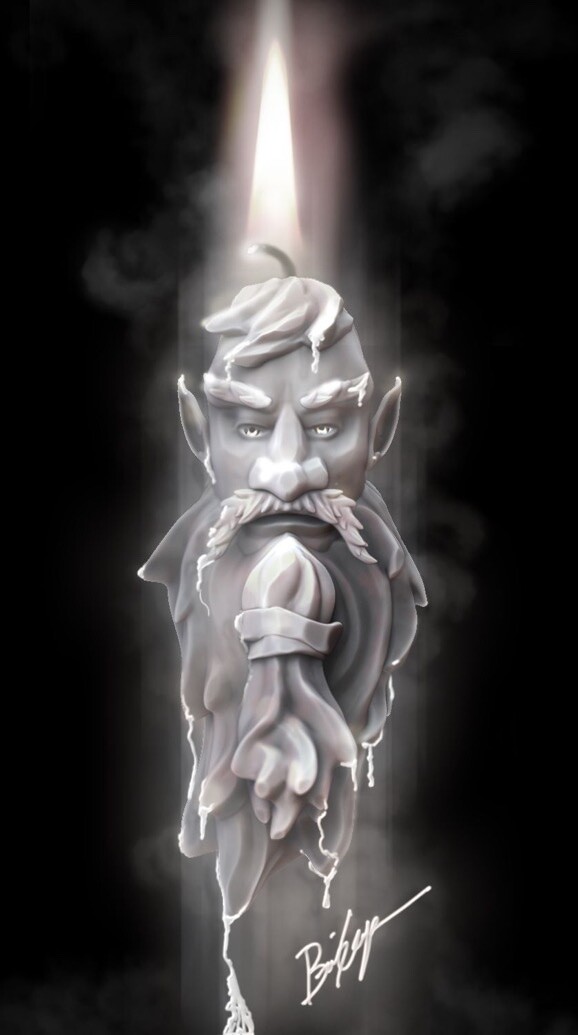 ArtStation - Burning End of the Wax Man