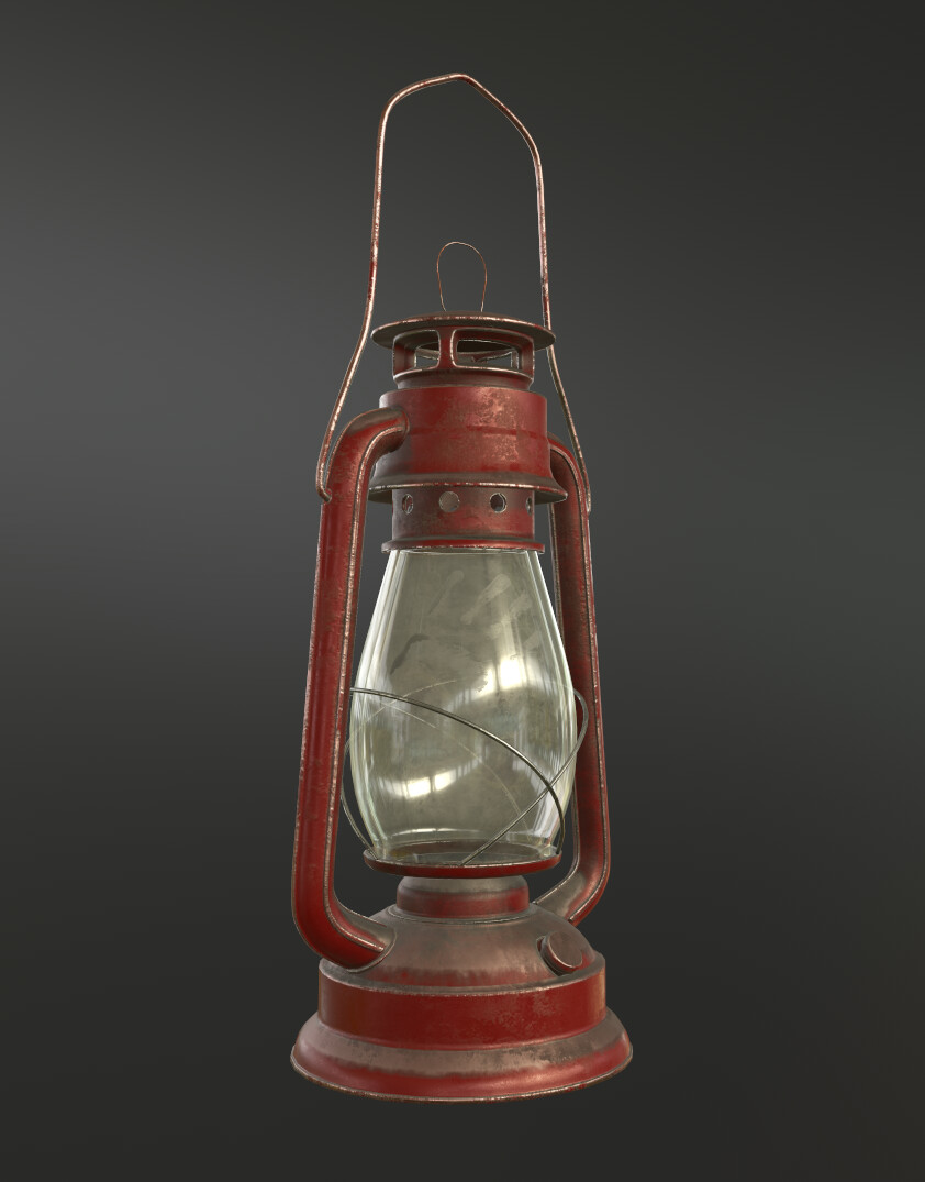 ArtStation - oil lamp