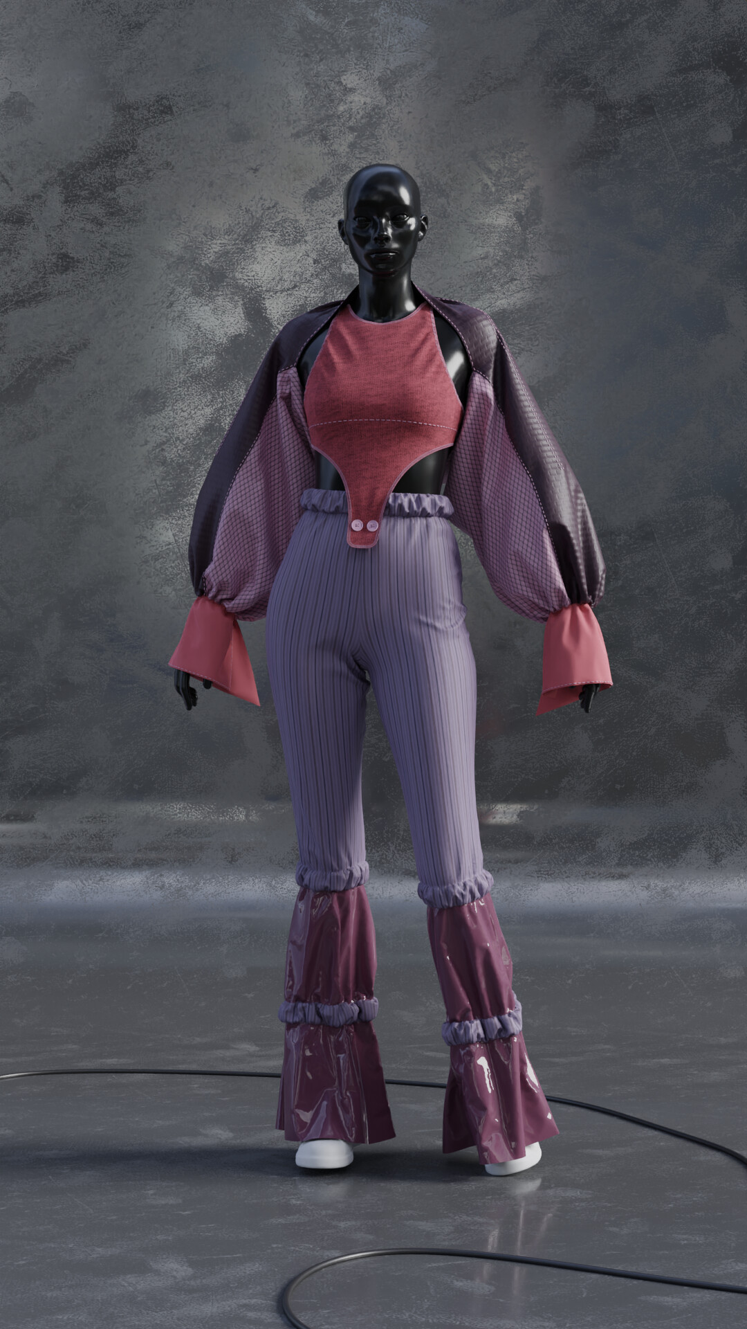 Alan Tur - Experimental abstract character image.