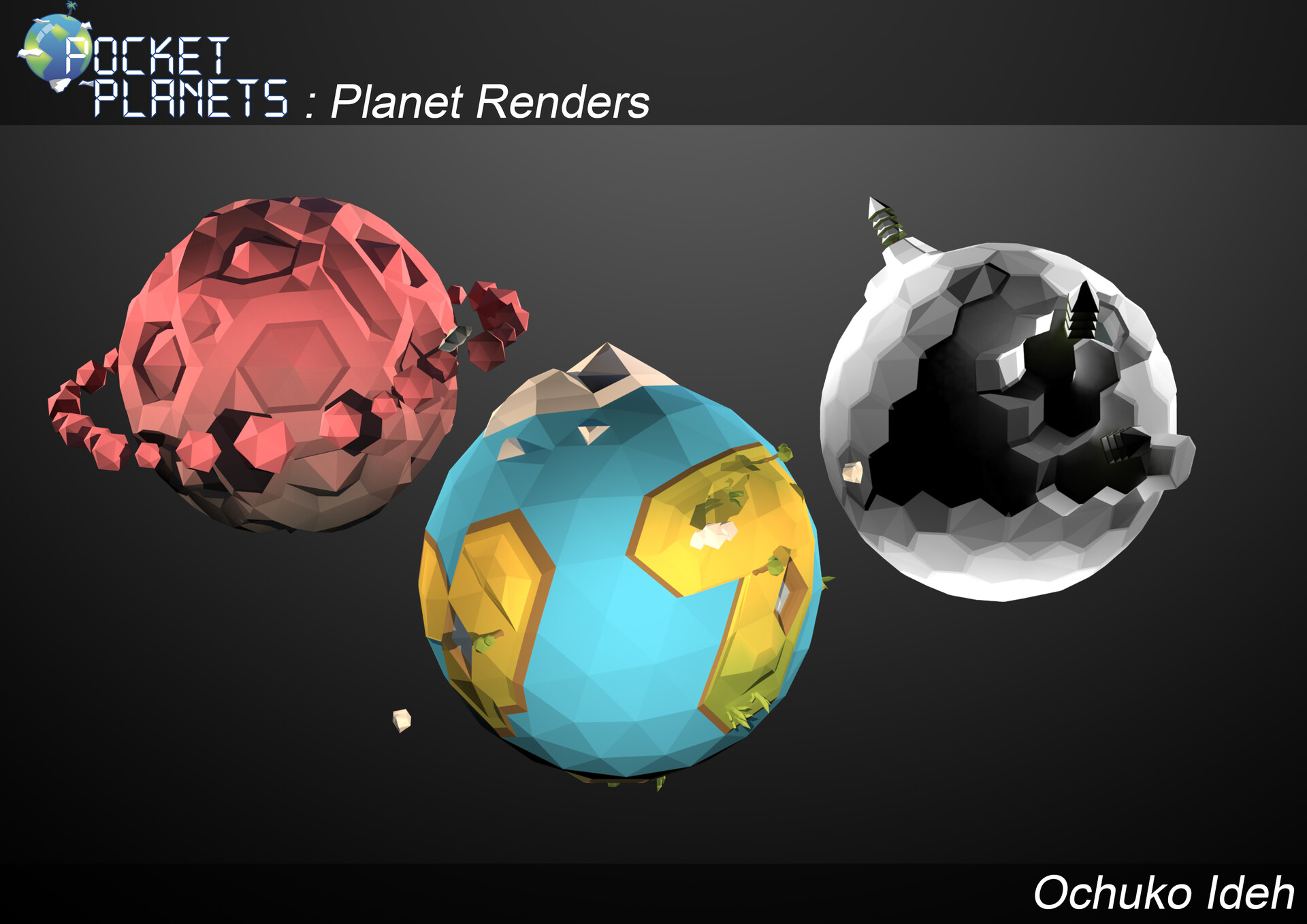 ArtStation - Pocket Planets : Planet Renders