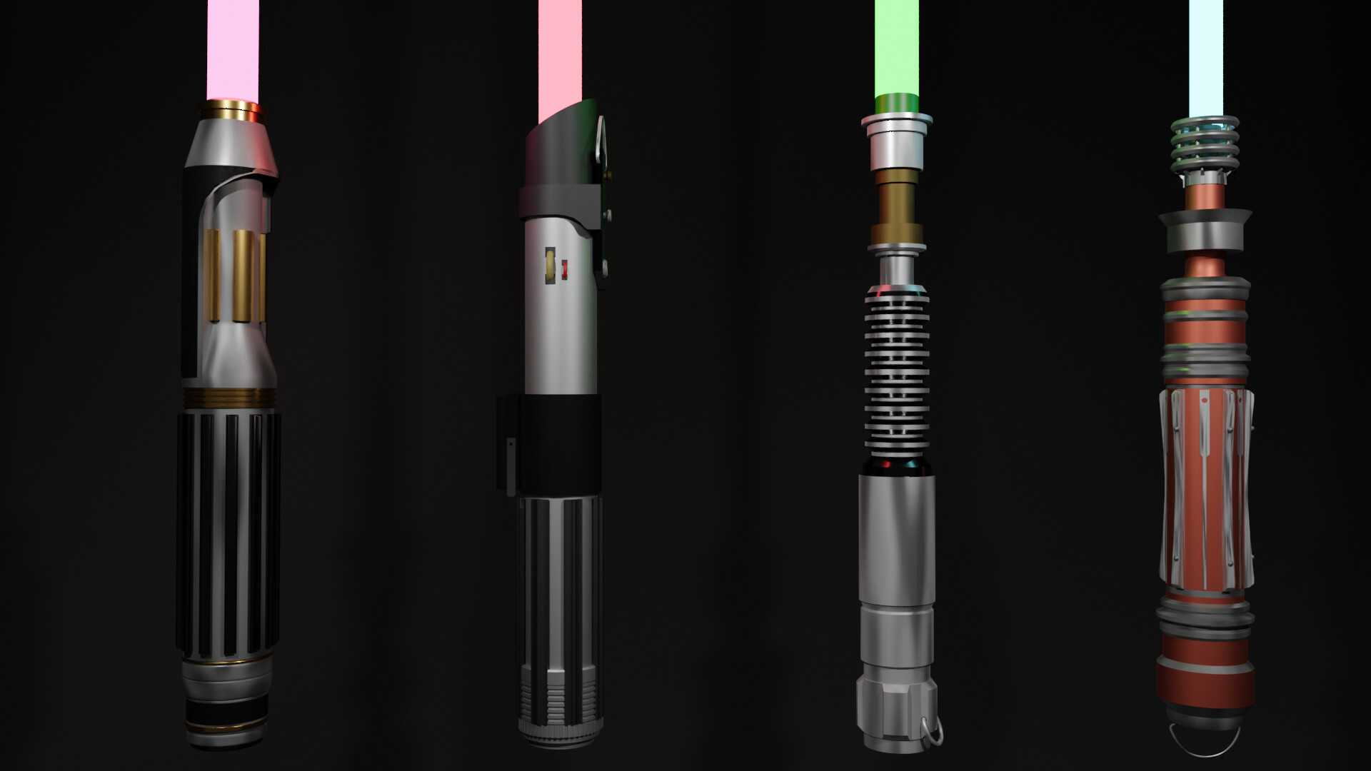 ArtStation - Star wars lightsabers