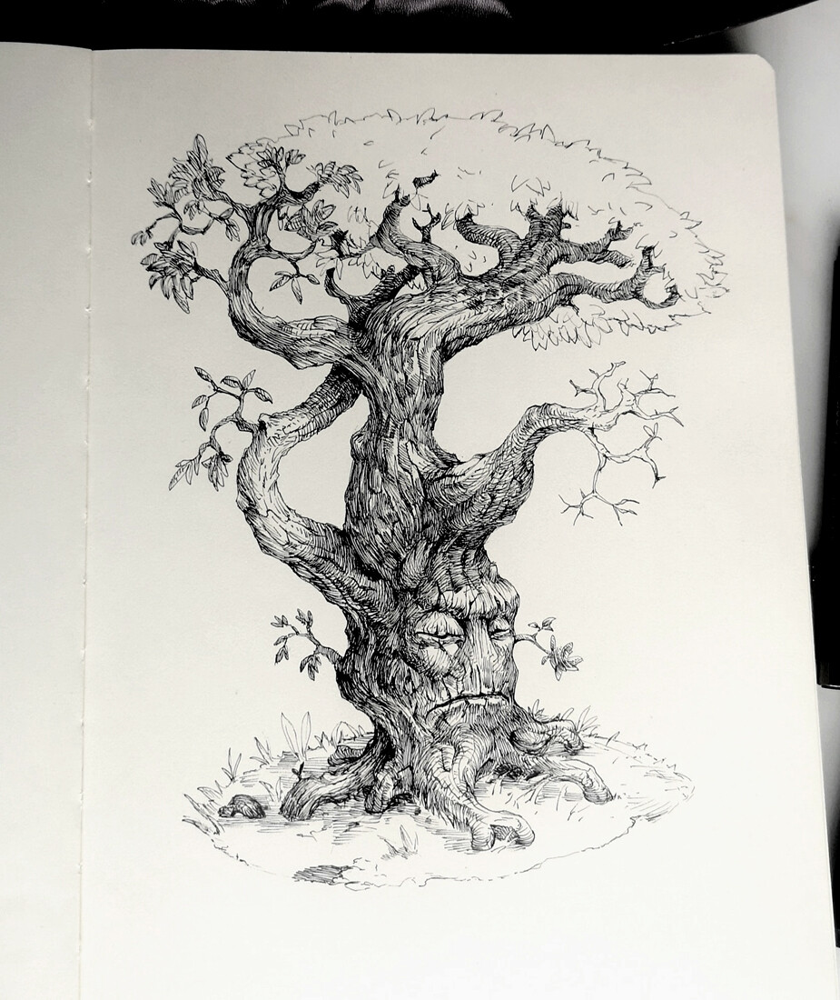 Old Man Tree by Miro Petro : ImaginaryElementals