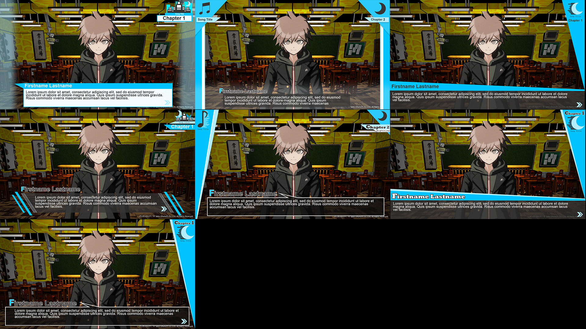 Rachael Kearney - Danganronpa Trigger Happy Havoc UI Redesign