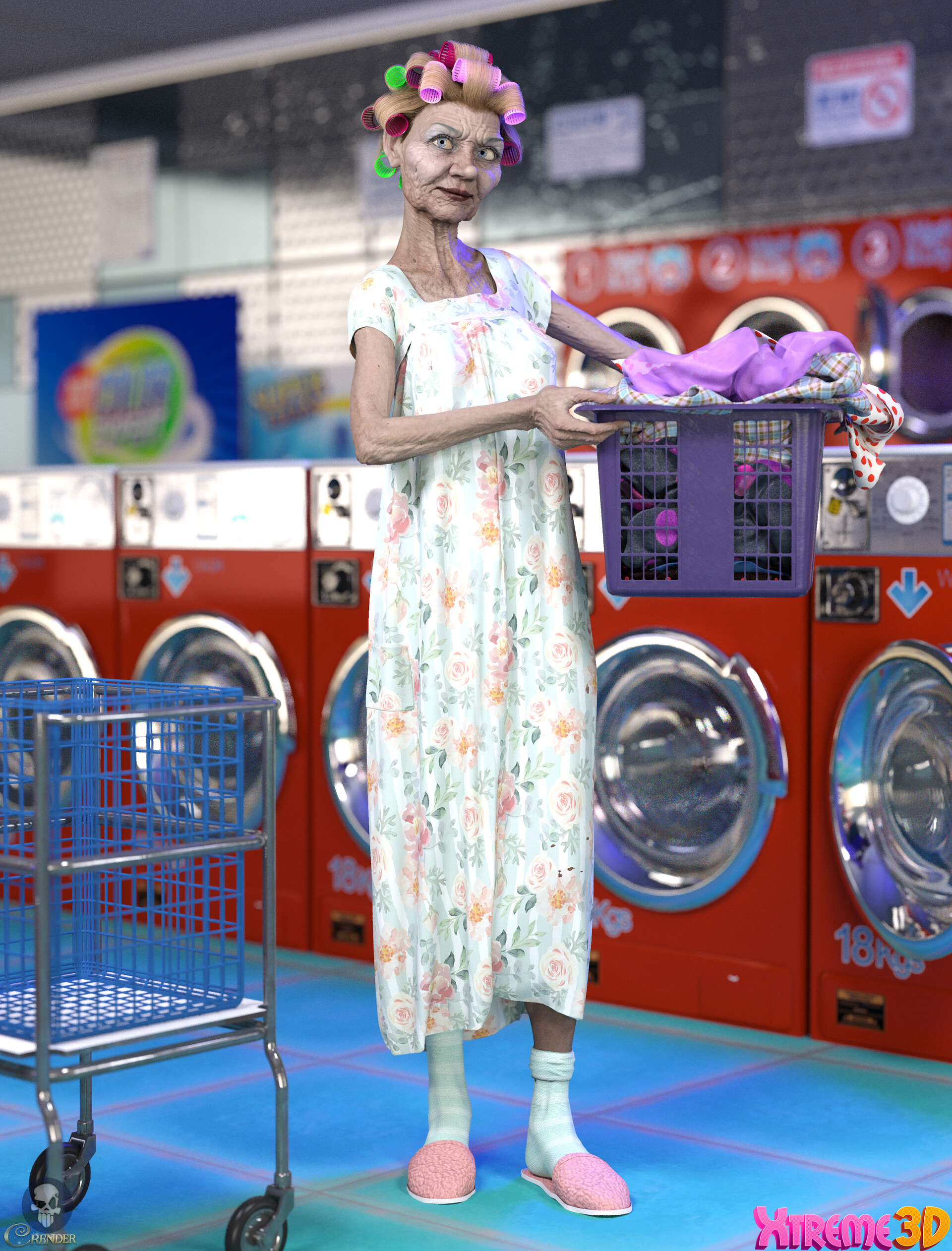 Xtreme3D Studio - Laundromat Vignette DS