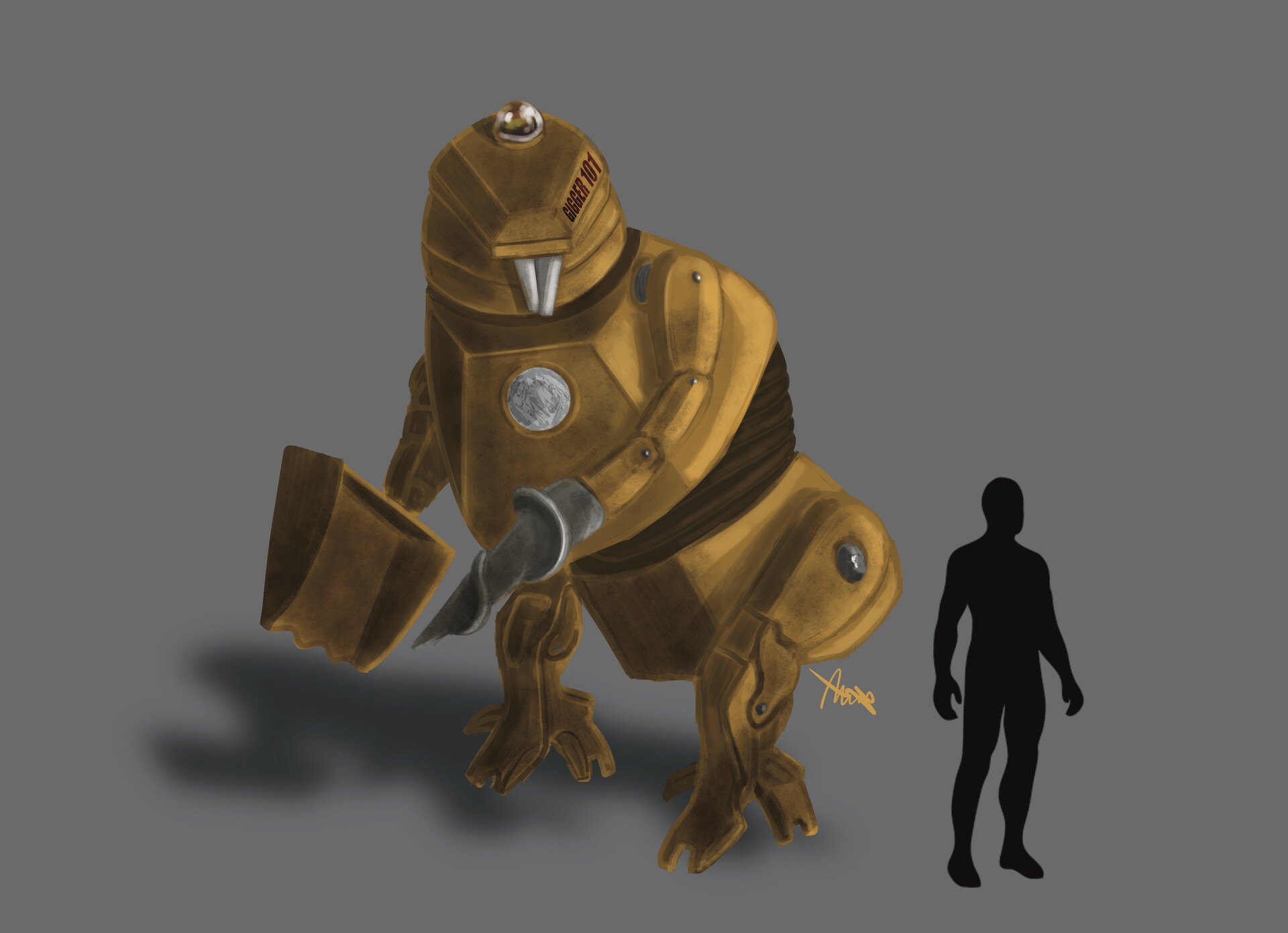 ArtStation - GIgger 101 - Mech