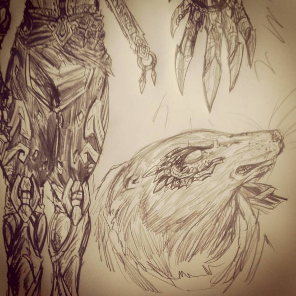 Roumeux / B.Roméo / Hyperion - fanart Bloody Roar New Gen. Bakuryu 2.0 ...