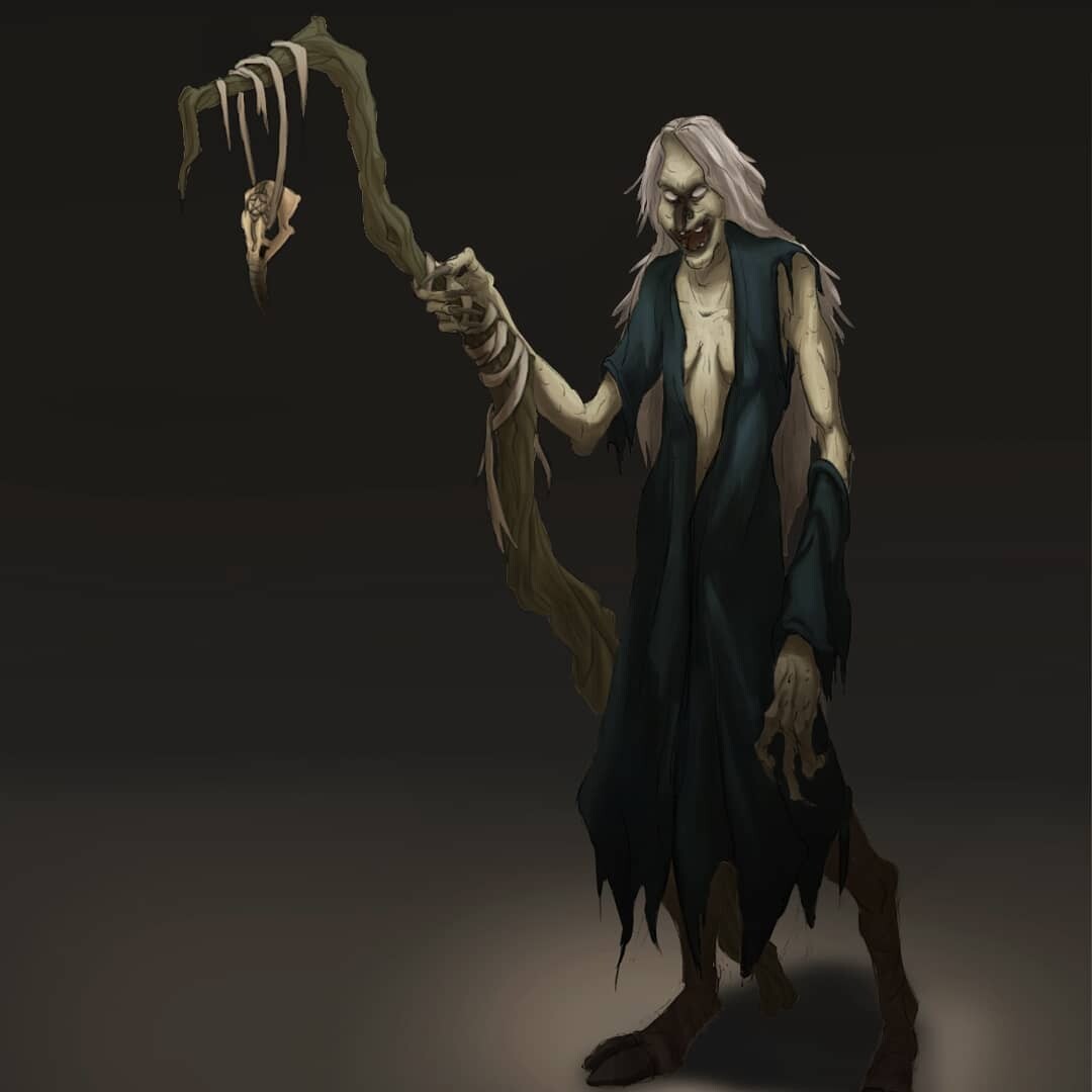 ArtStation - "The old lady" Character Design