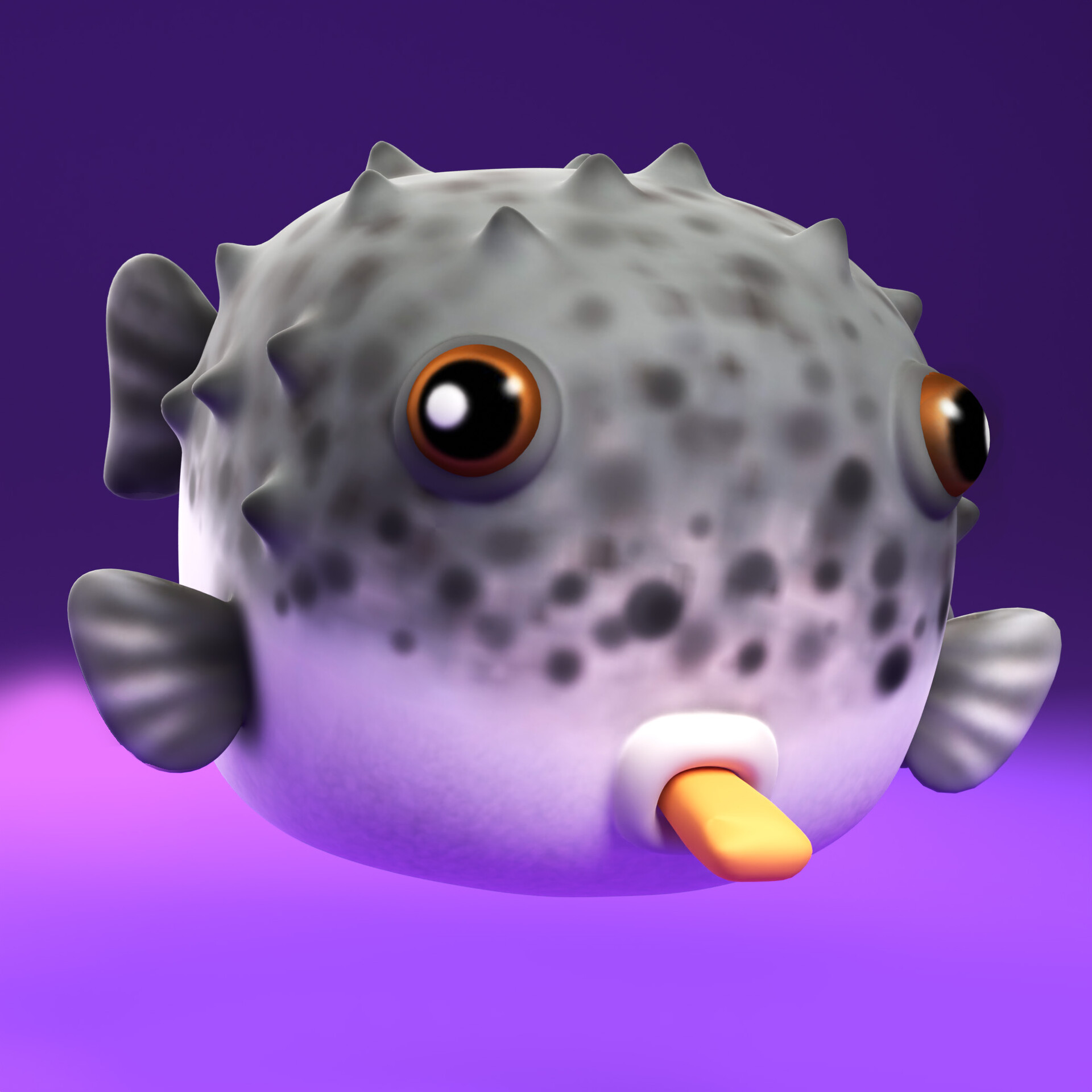 ArtStation - Puffer with a carrot