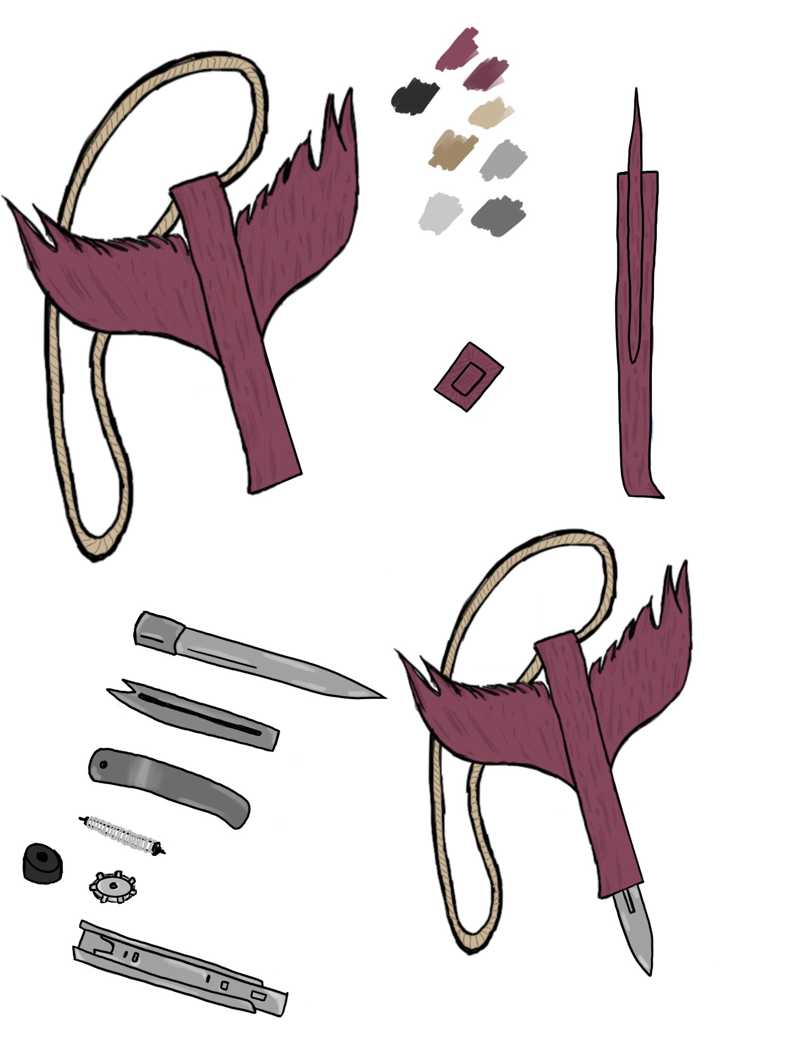 ArtStation - Mercy Concept Art: Mirror and Amulet Designs