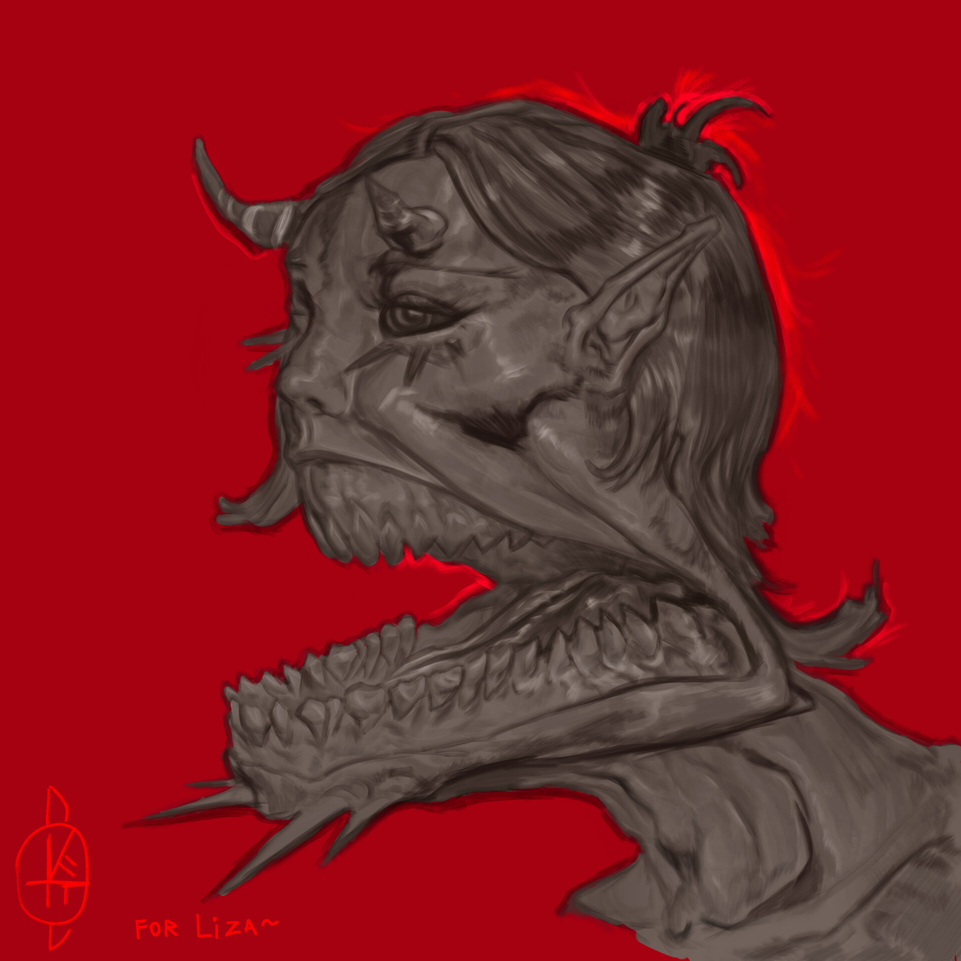 ArtStation - scary face