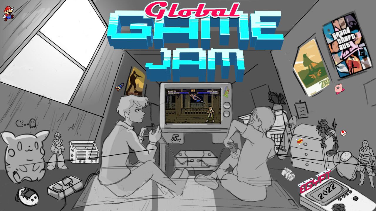 Yasmine Reheema - Global Game Jam Egypt 2022 | poster