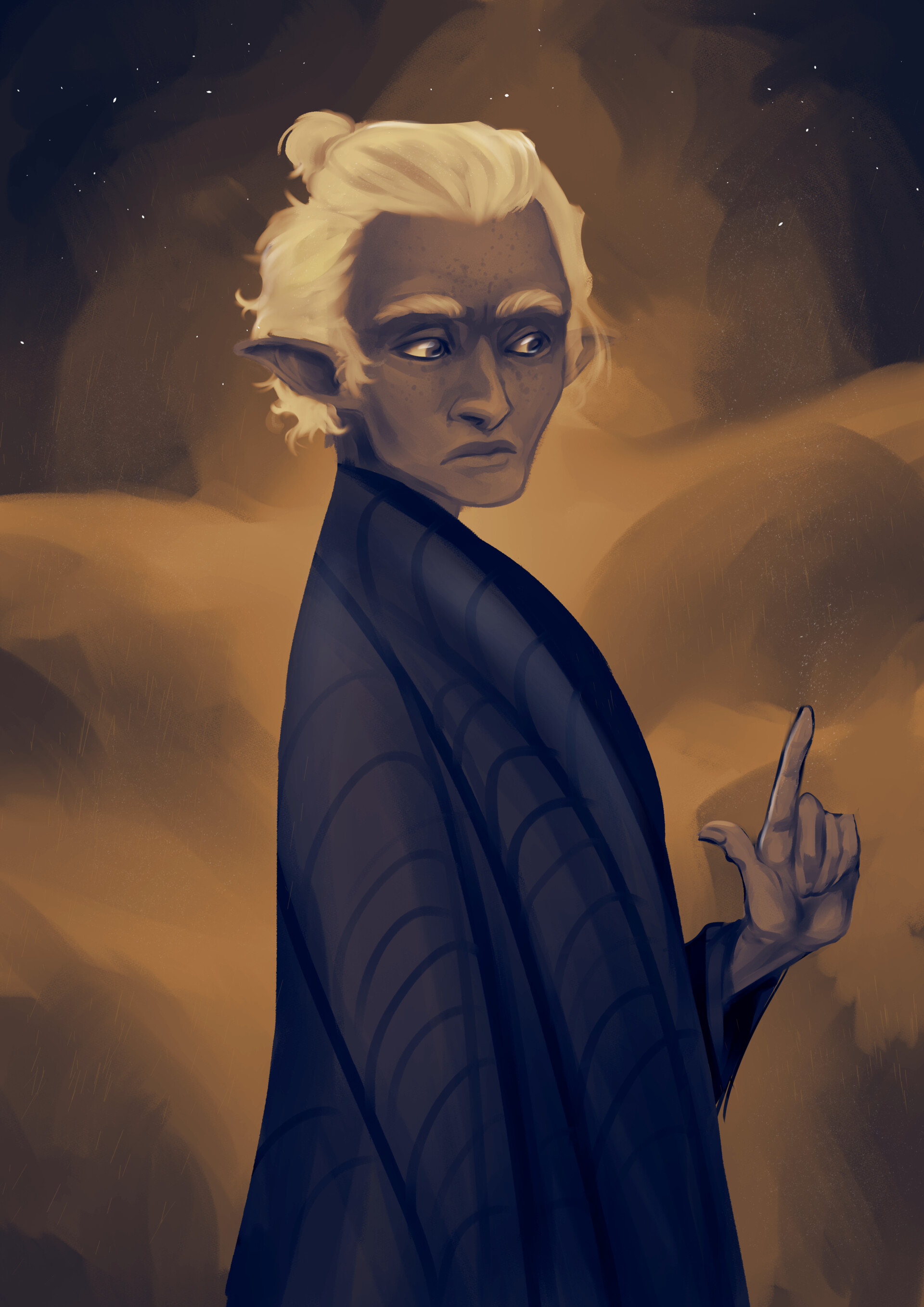 ArtStation - Cyril T'sarran - D&D character portrait