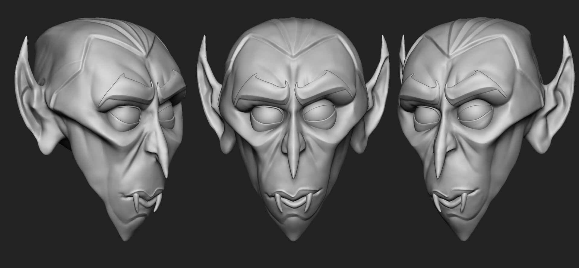 ArtStation - Monster Heads