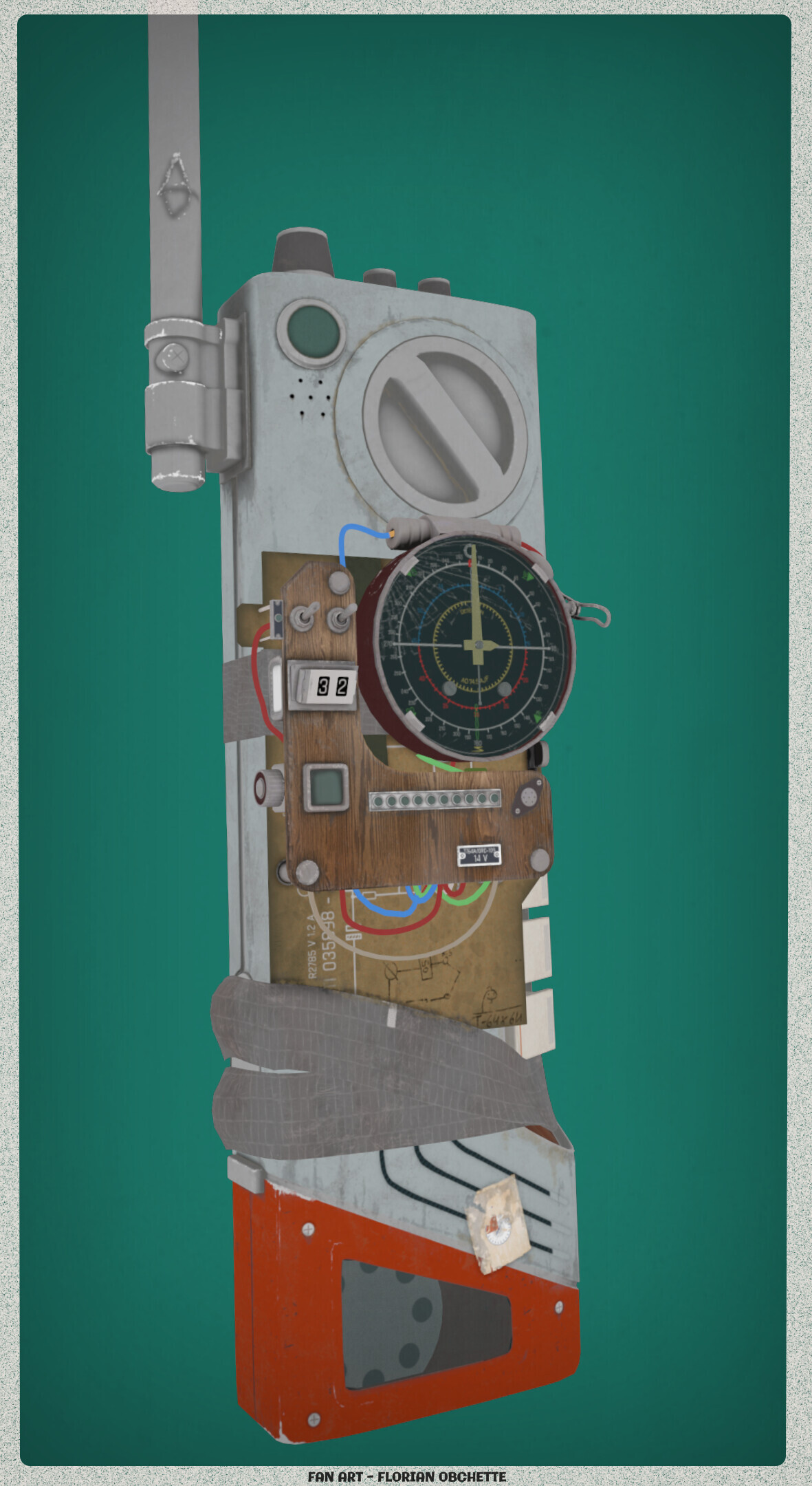 Florian Obchette - DEATHLOOP Fan Art - Hackamajig