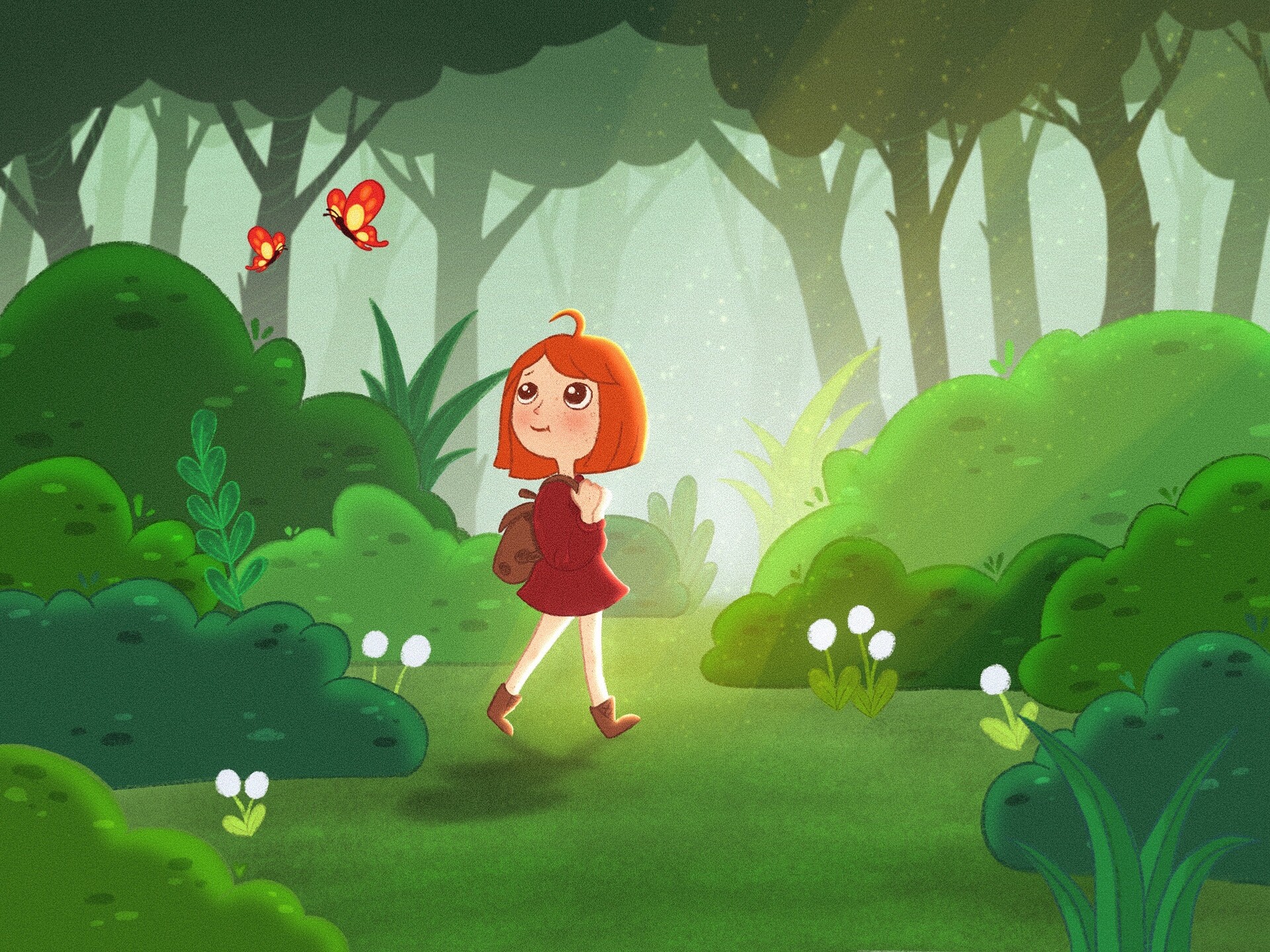 ArtStation - A walk in the wood