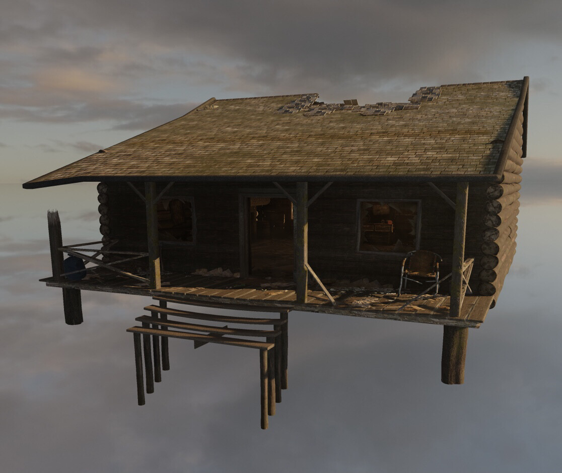 ArtStation - "Rustic Cabin" Level and Environment Design
