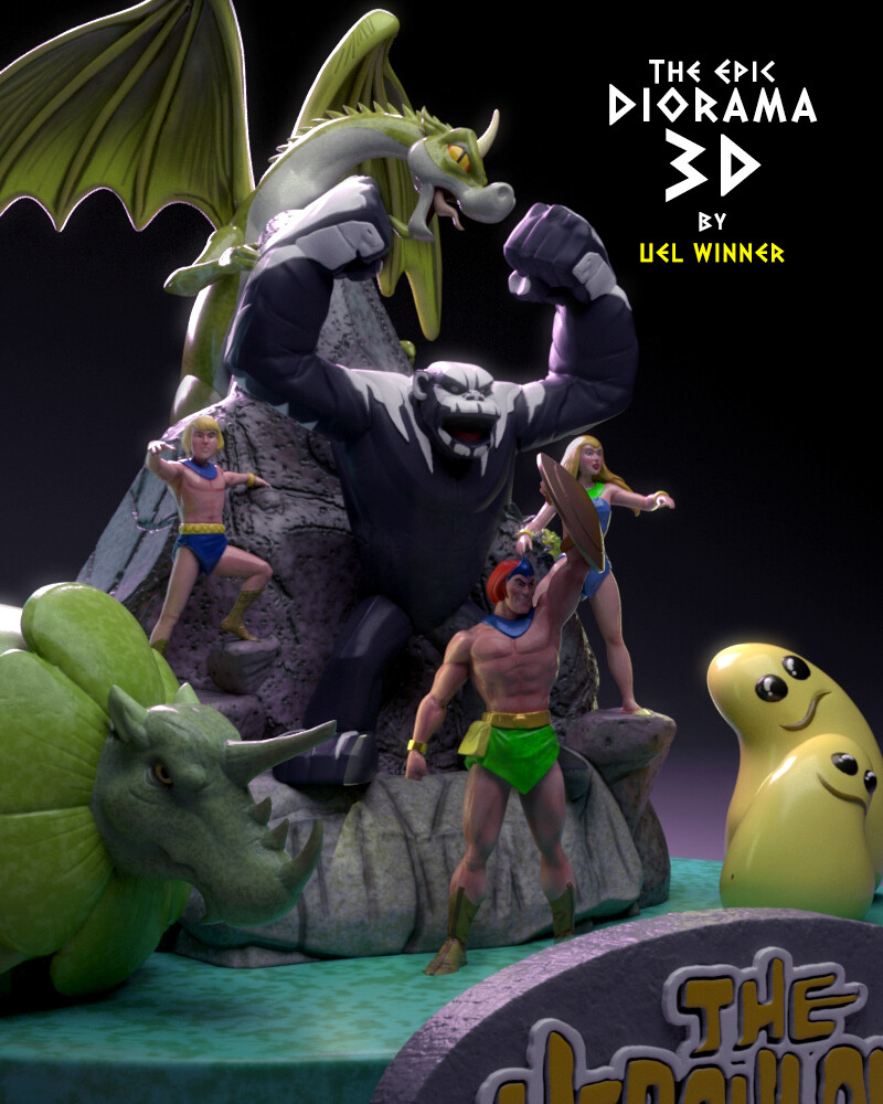 herculoids action figures