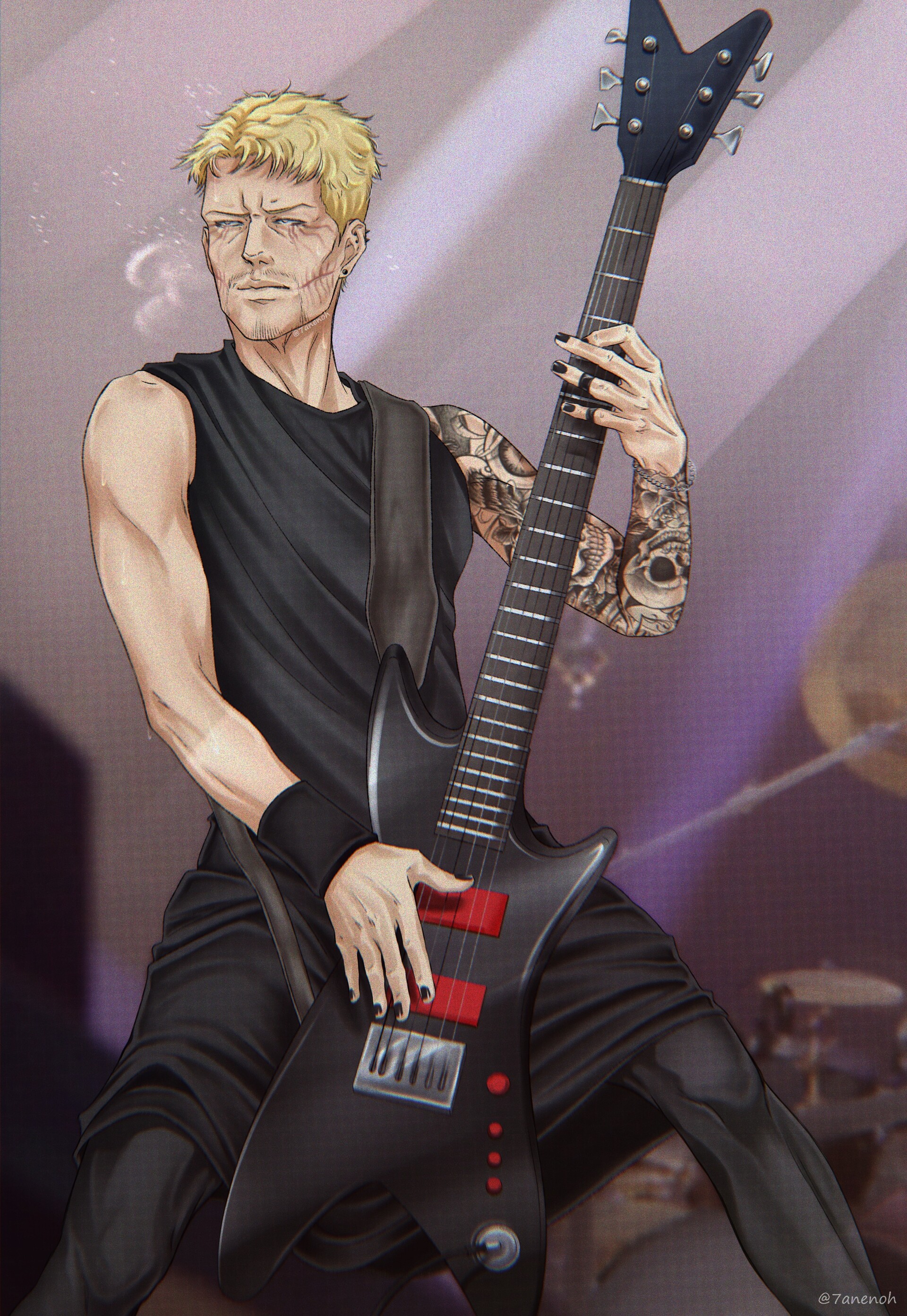 ArtStation - SnK Rock Band AU #4
