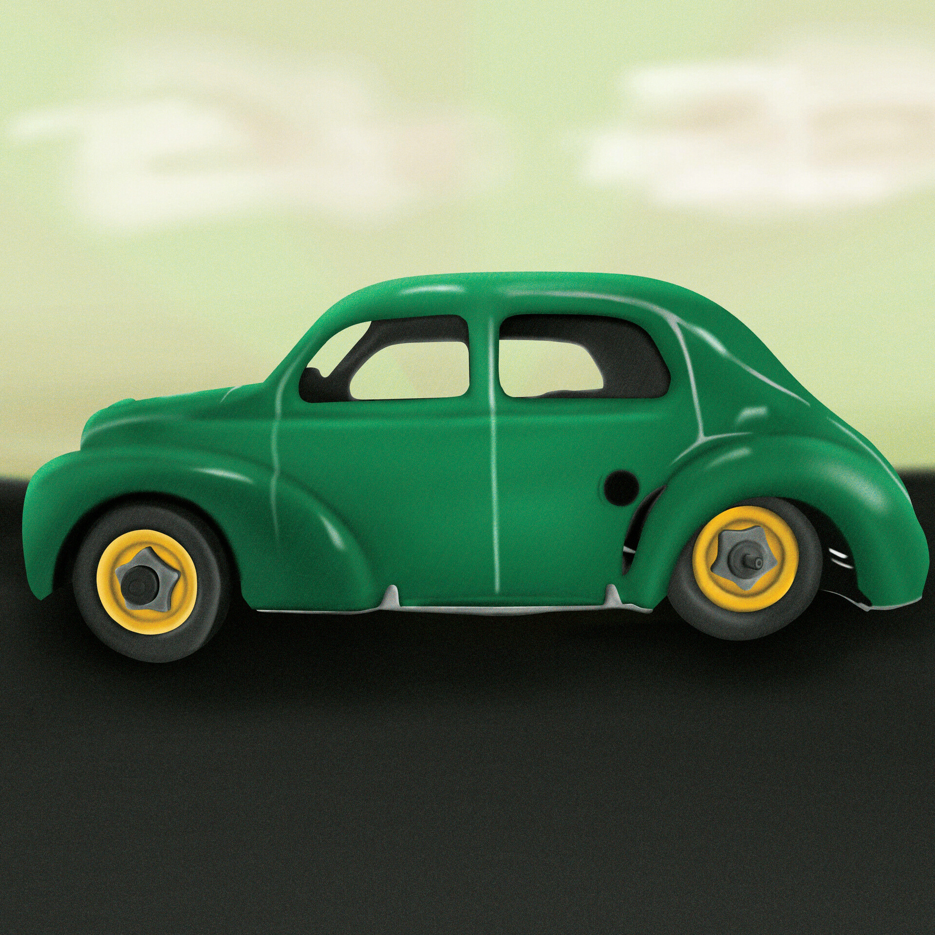 ArtStation - Tin Car