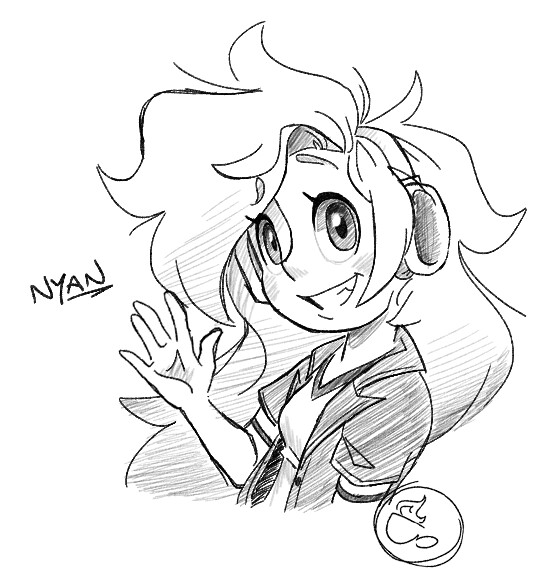 Emily B - Nyan Portrait Sketch - 2022