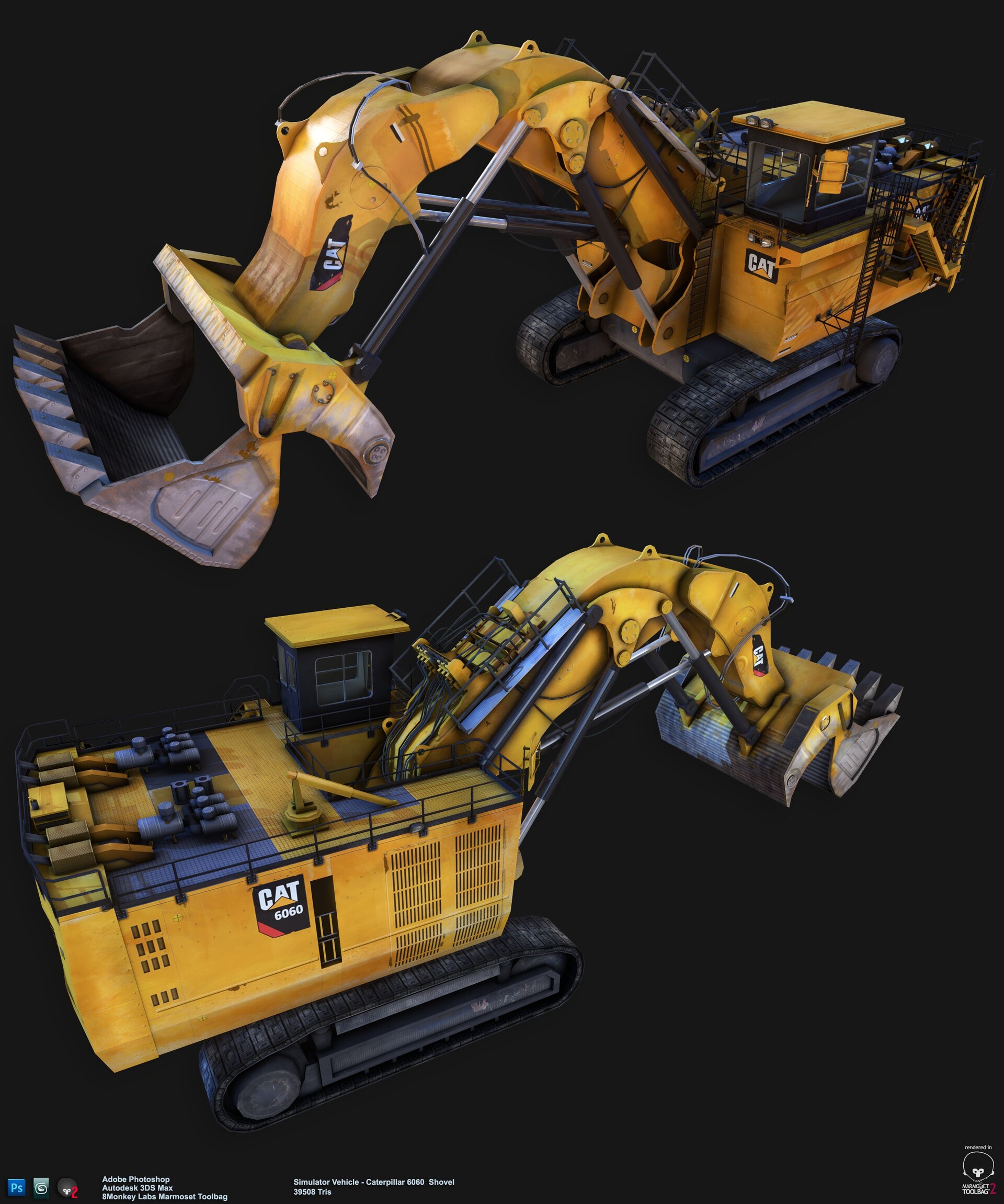 ArtStation - Immersive Technologies Simulation Vehicle - Caterpillar ...