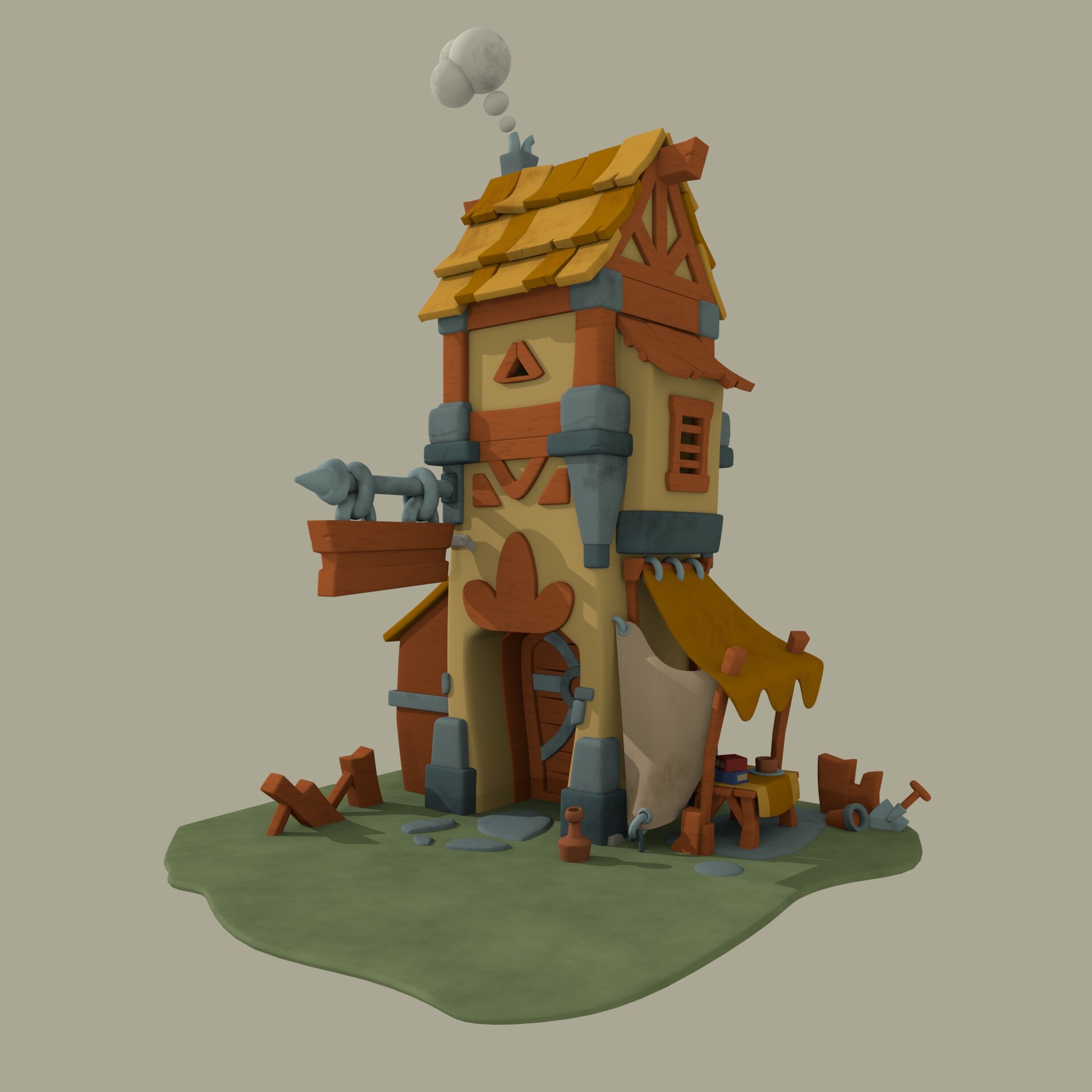 ArtStation - Stylize House