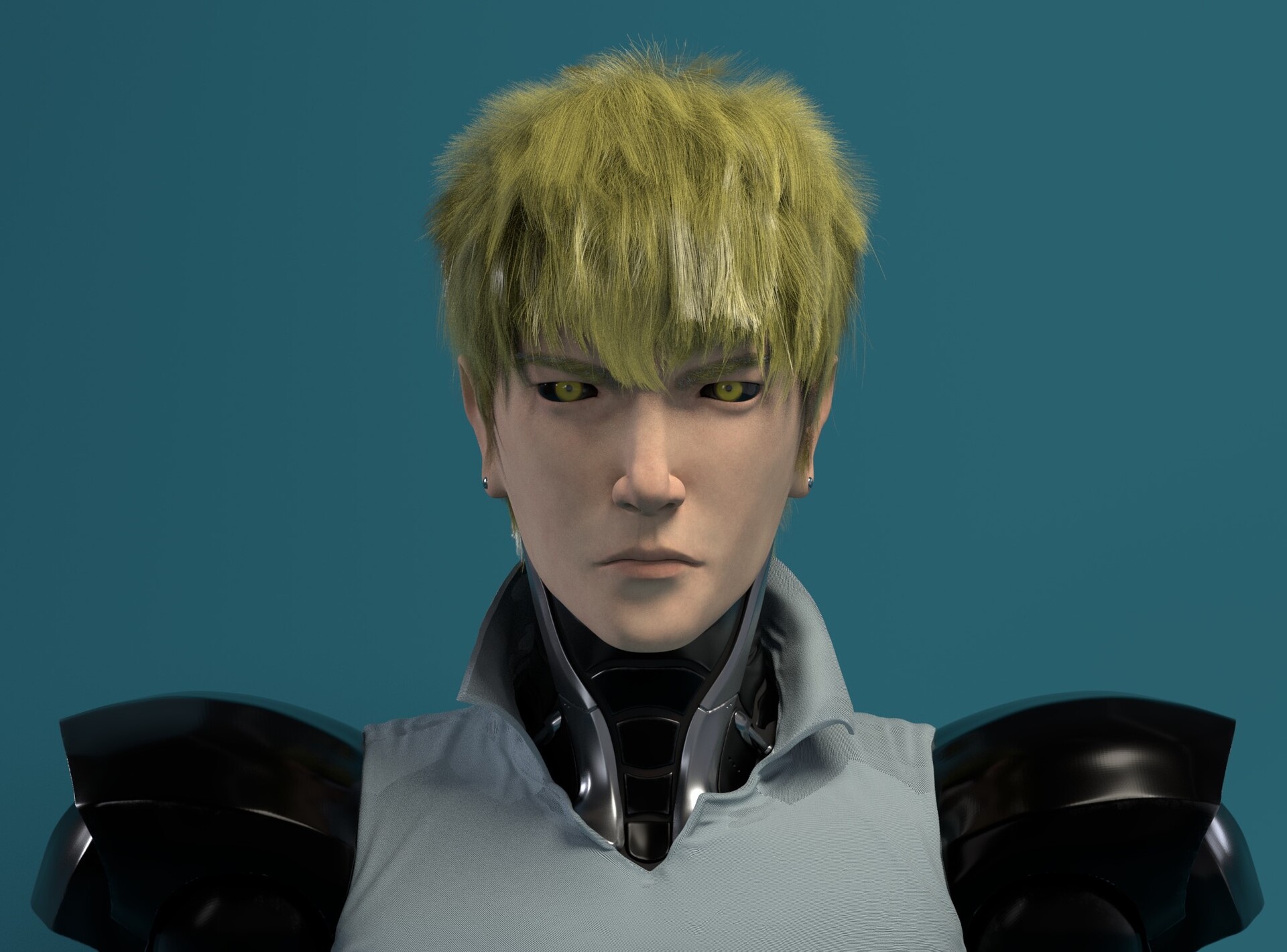 ArtStation - Demon Cyborg Final